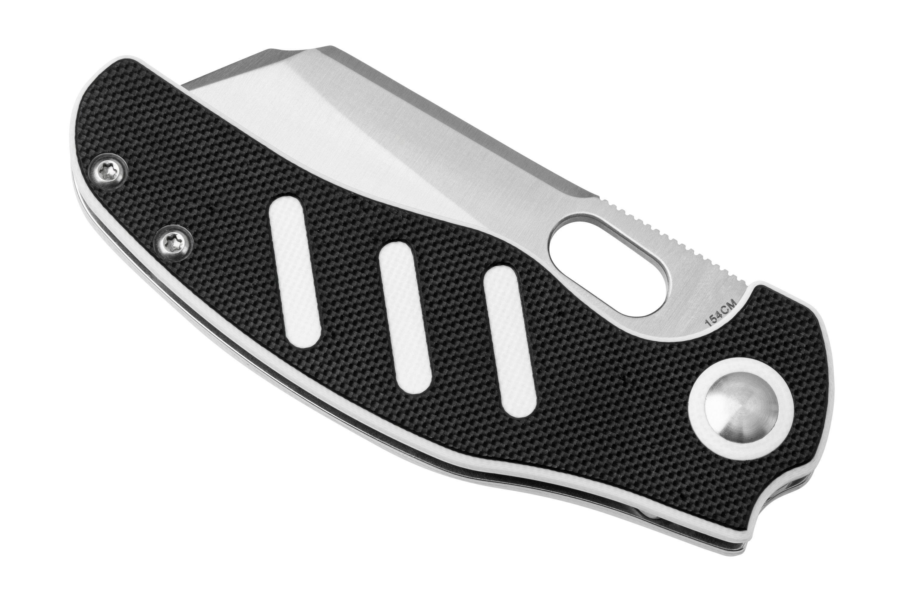 Kizer Vanguard Mini Sheepdog C01C V3488C7 Black and White Micarta ...