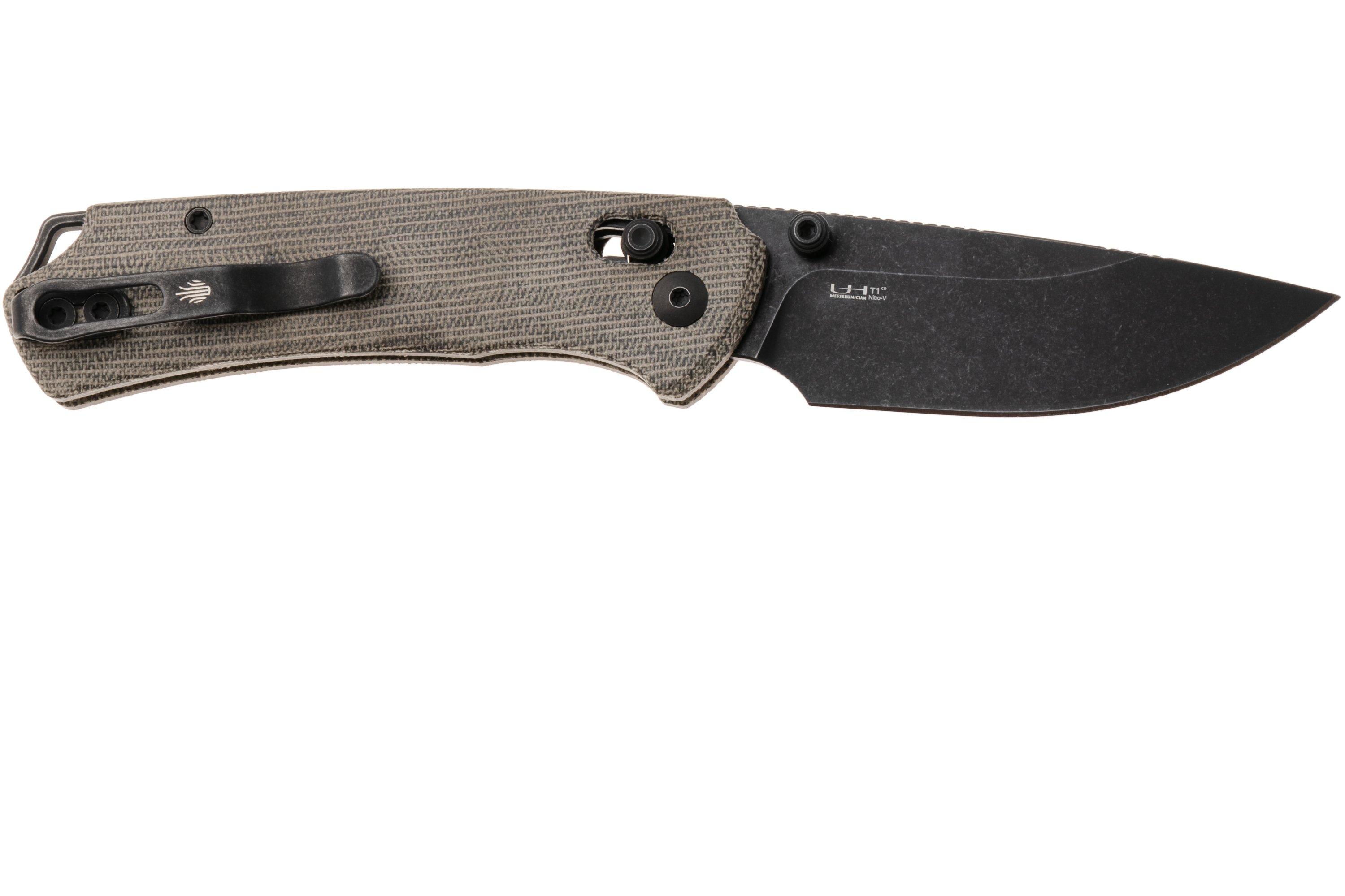 Kizer Vanguard Task 1 CD V3490.2CA1 Blackwashed Nitro-V, OD Green ...