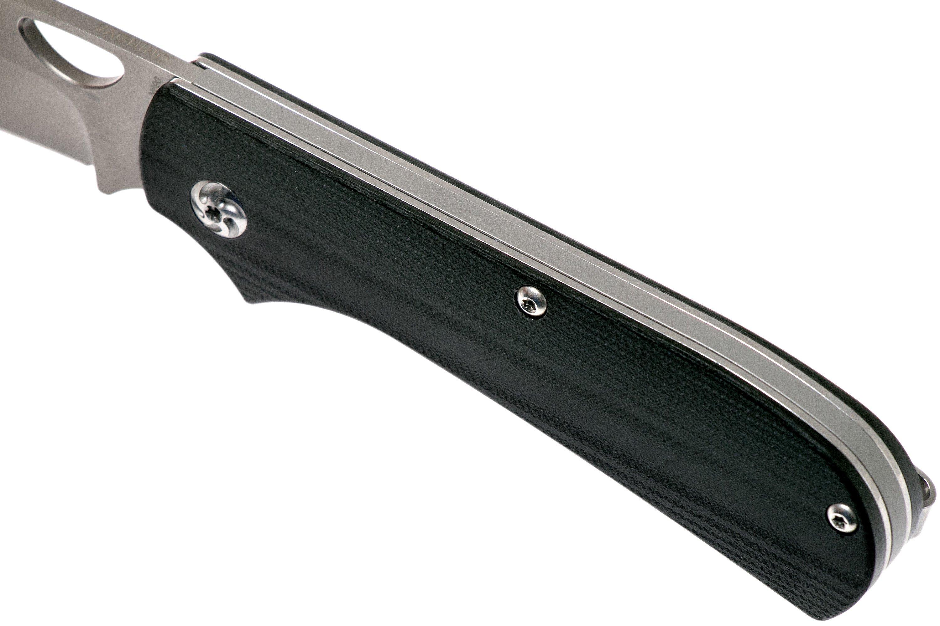 Kizer Vanguard Zipslip V3507N1 black pocket knife, Michael Vagnino ...