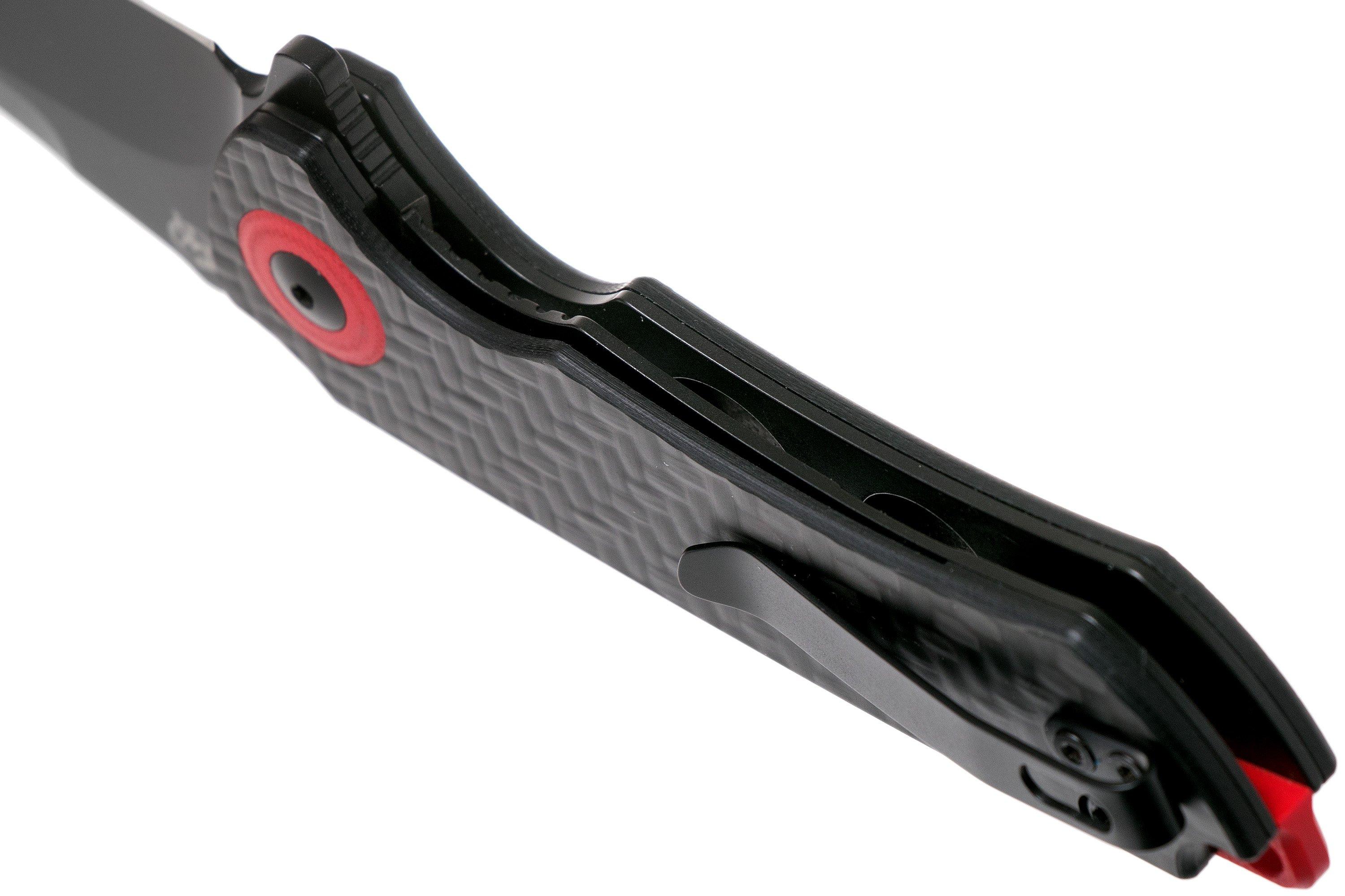 Kizer Vanguard Critical Mini, CPM 3V, Carbon, V3508A1 pocket knife ...