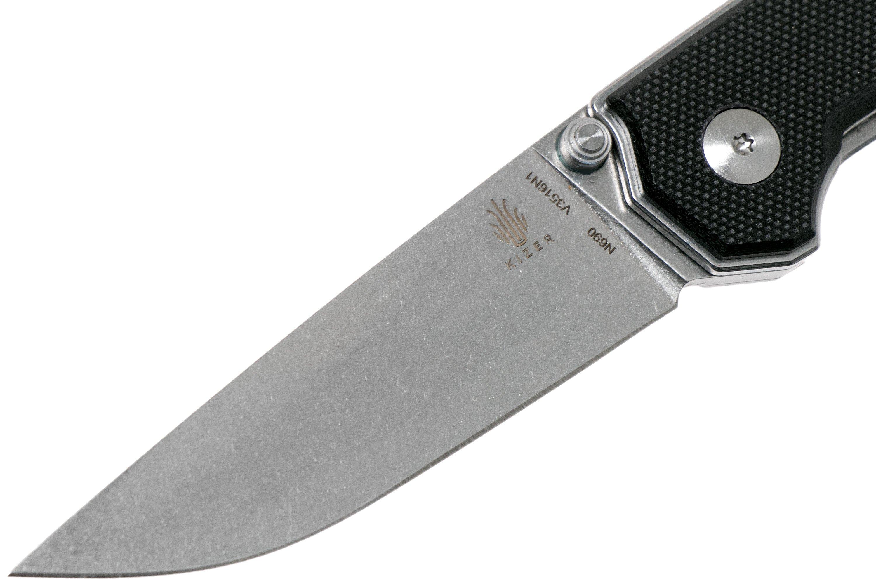Kizer Vanguard Domin Mini V3516N1 black pocket knife | Advantageously ...