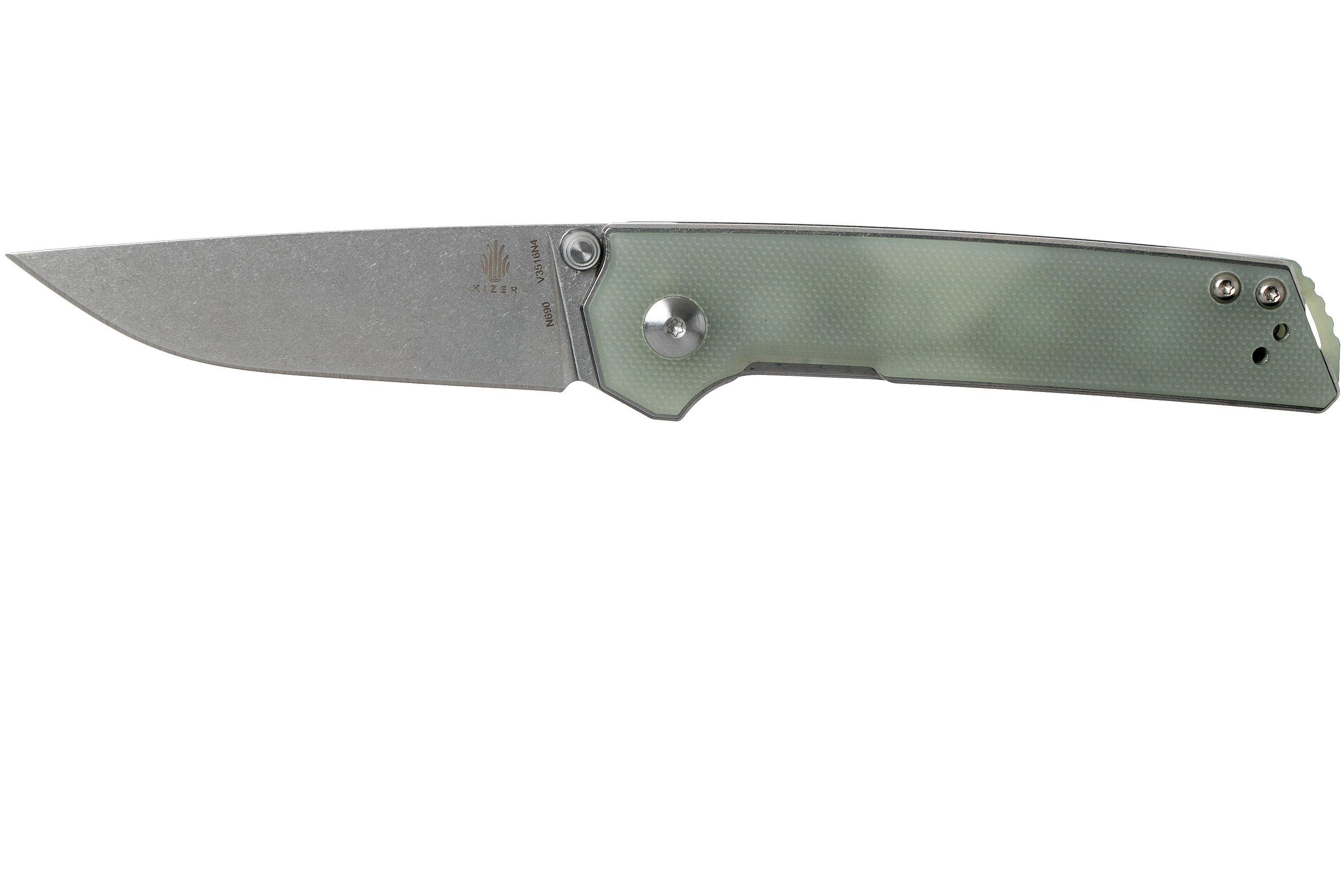 Kizer Vanguard Domin Mini V3516N4 translucent pocket knife ...