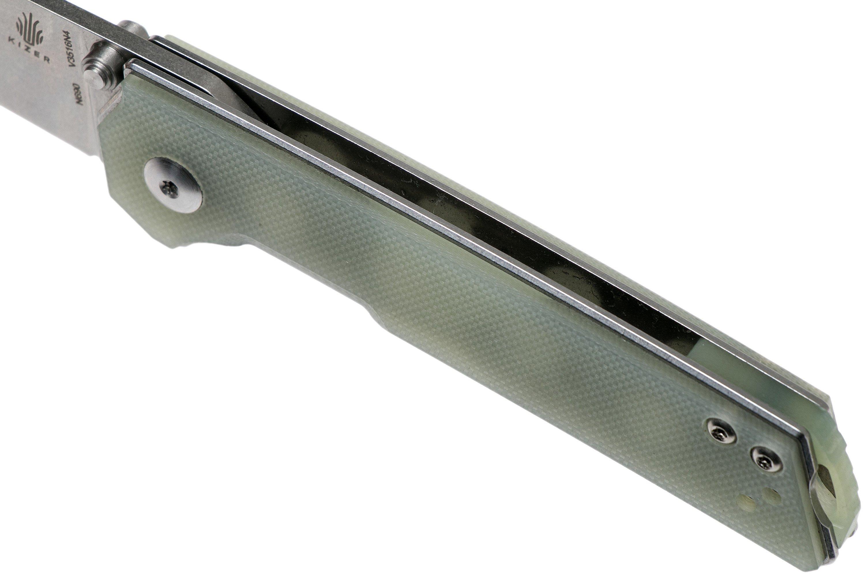 Kizer Vanguard Domin Mini V3516N4 translucent pocket knife ...