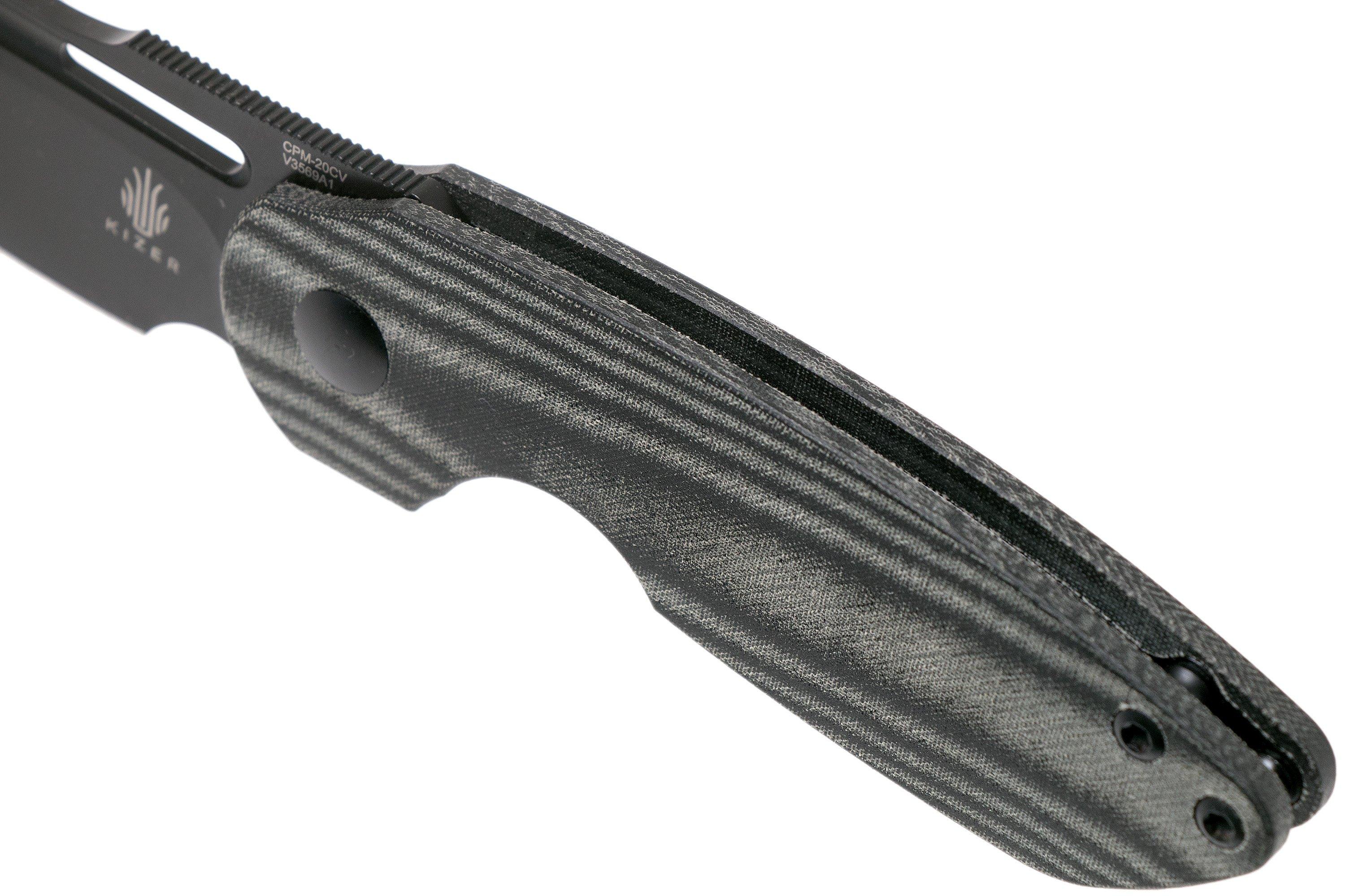 Kizer Vanguard October, micarta, 20CV, V3569A1 pocket knife ...