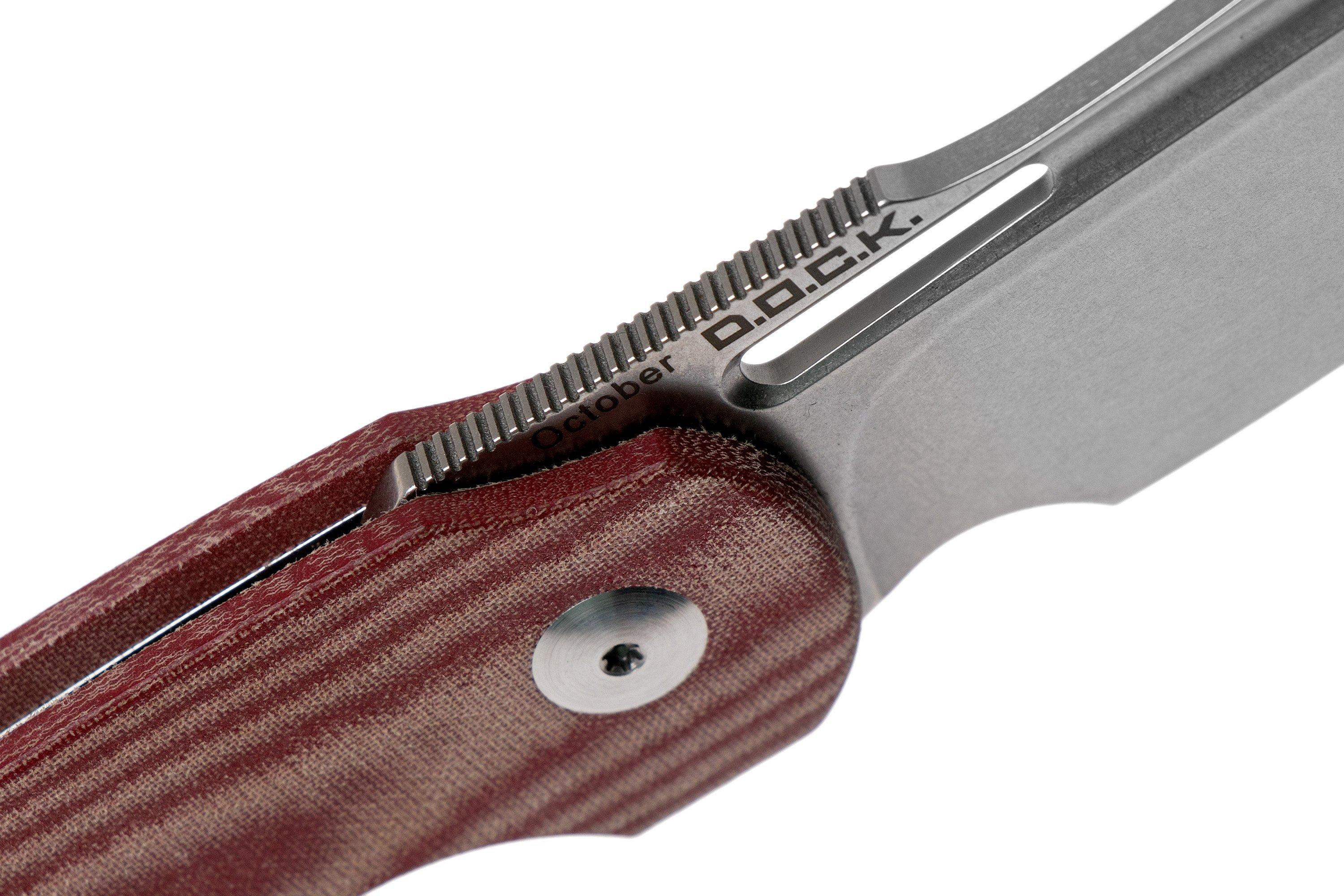 Kizer Vanguard October, micarta, 20CV, V3569A2 zakmes | Voordelig kopen ...