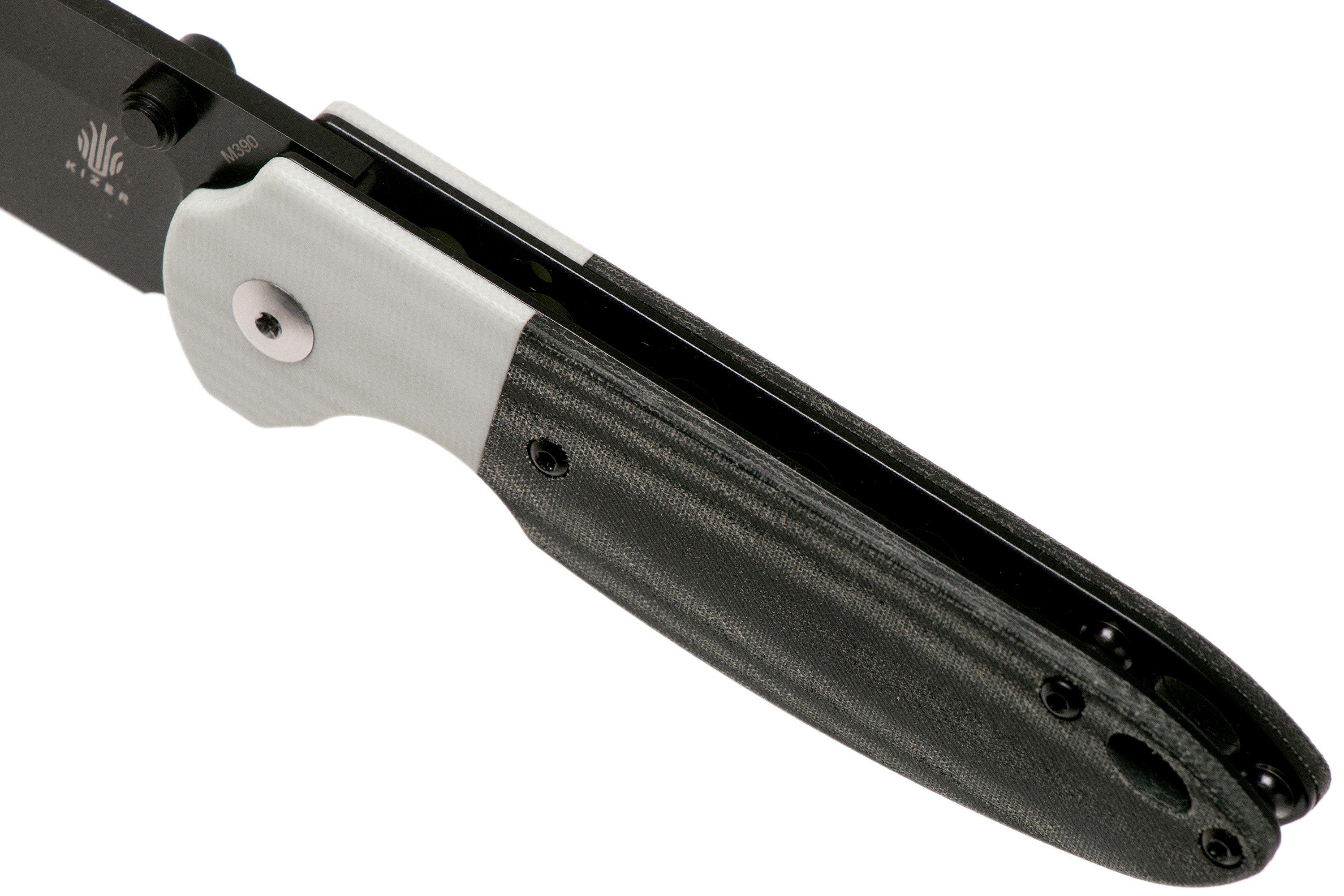 Kizer Deviant V3575A2 G10, Micarta, M390 pocket knife, Chris Conaway ...