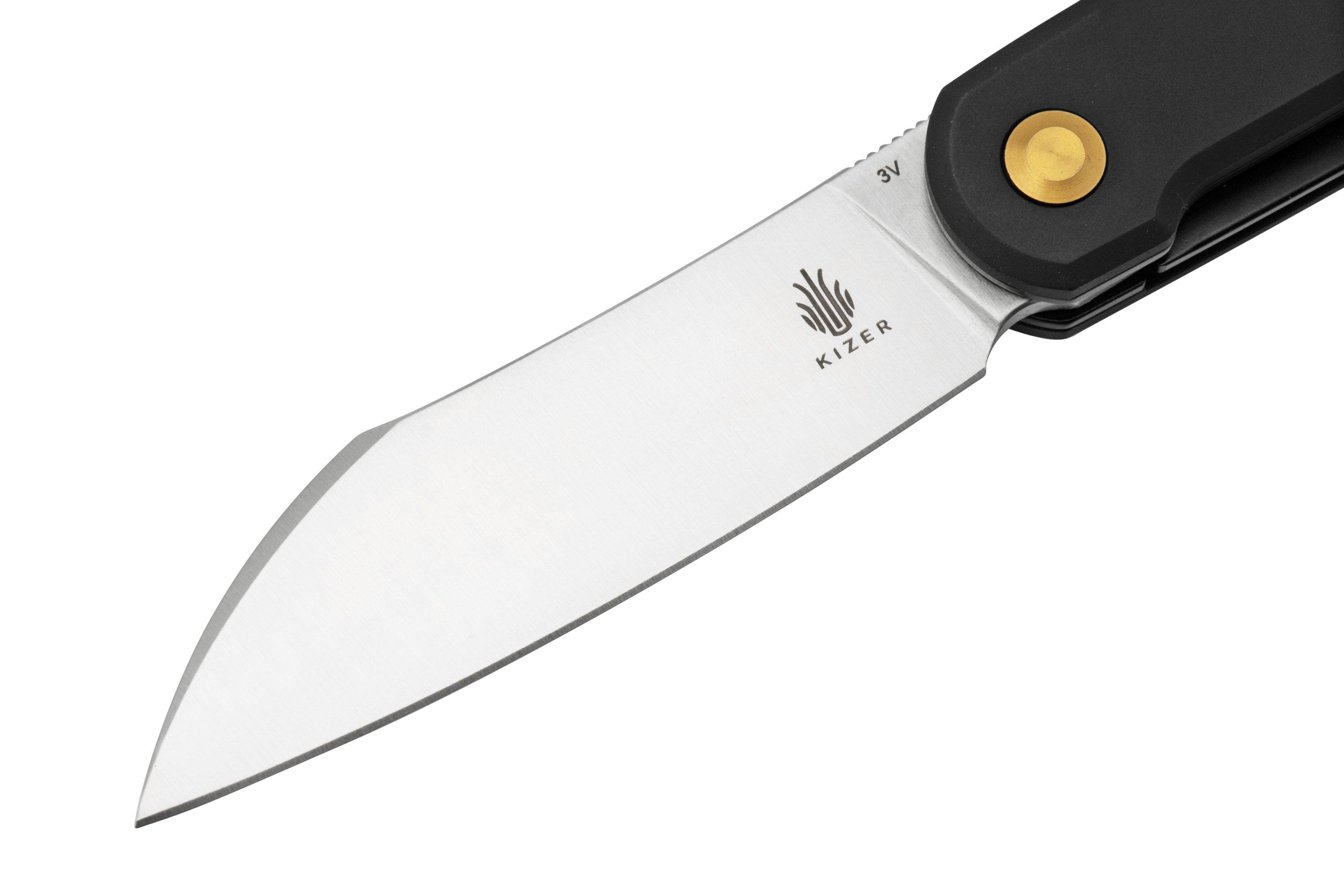 Kizer Klipper V3580C1, CPM 3V, Black Aluminum, navaja | Compras con ...