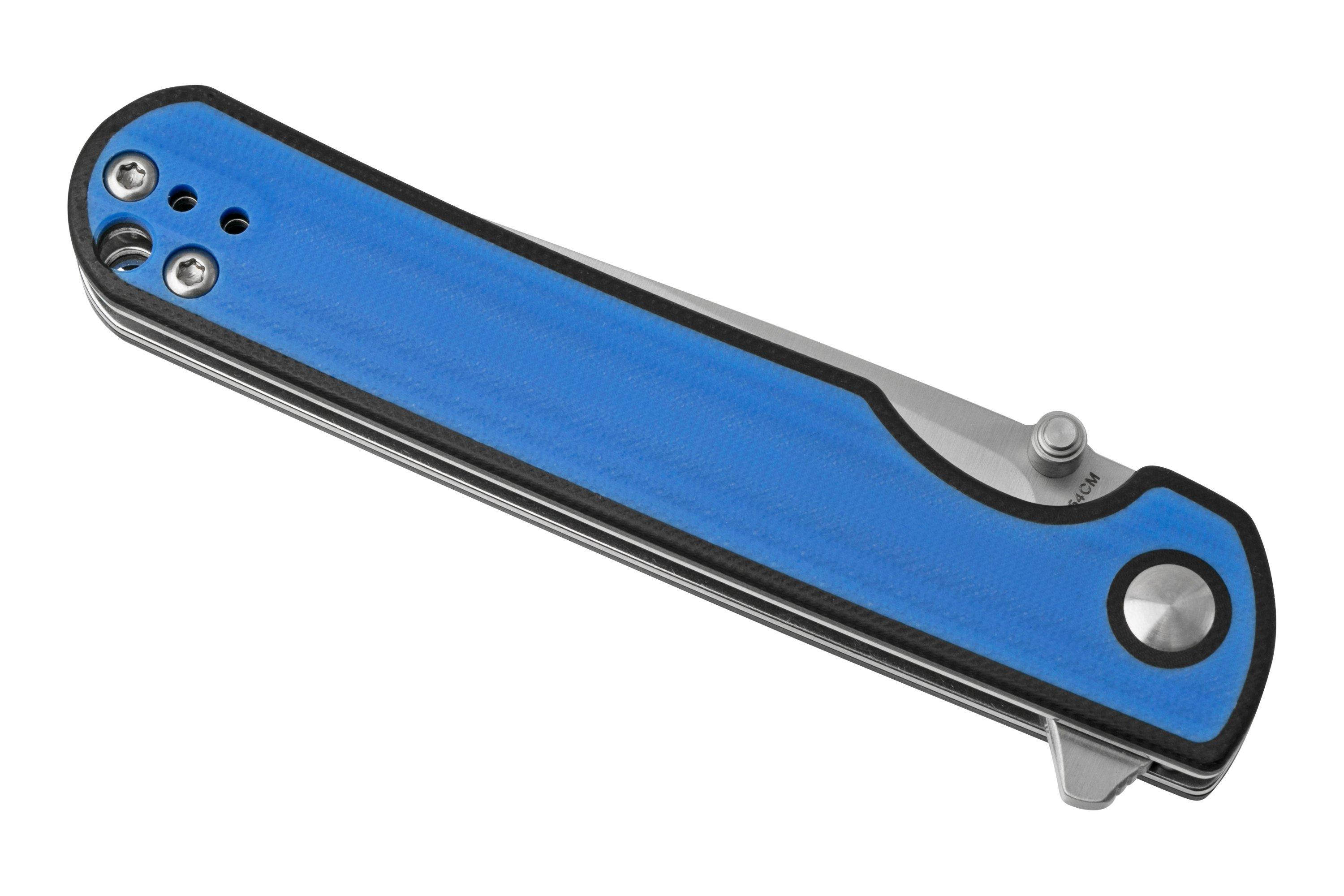 Kizer Vanguard Rapids V3594FC1 Black and Blue G10, pocket knife ...