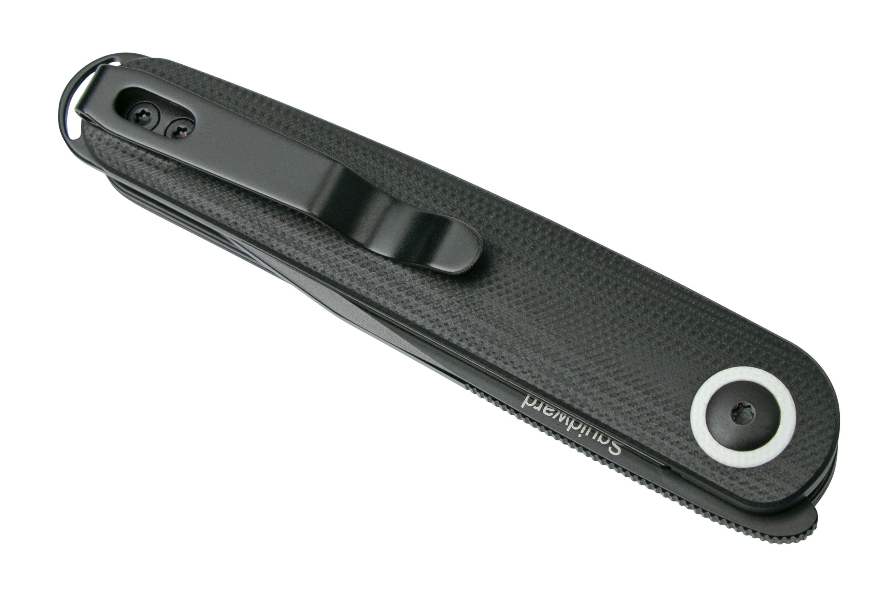 Kizer Squidward Black V3604C2 154CM, black G10 pocket knife ...