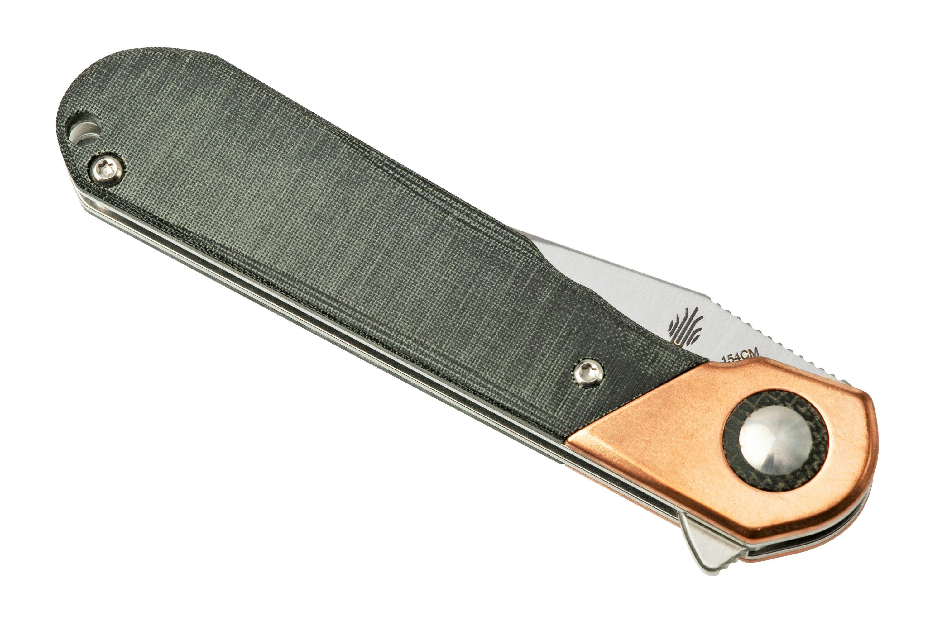 Kizer Comet V3614C3 Copper & Grey Micarta, pocket knife ...