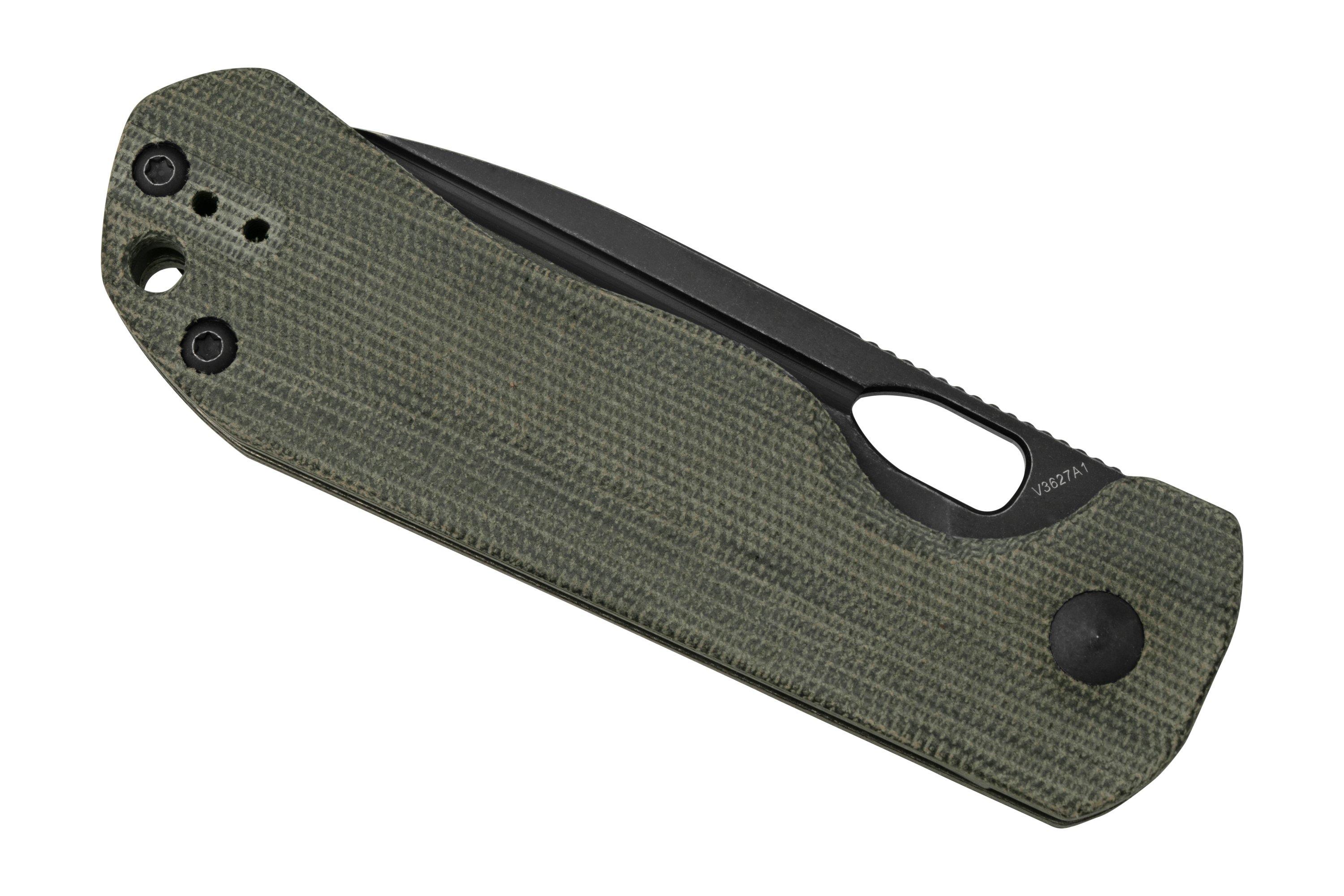 Kizer Bugai V3627A1 Black Micarta, Black Stonewash, pocket knife, Denis ...