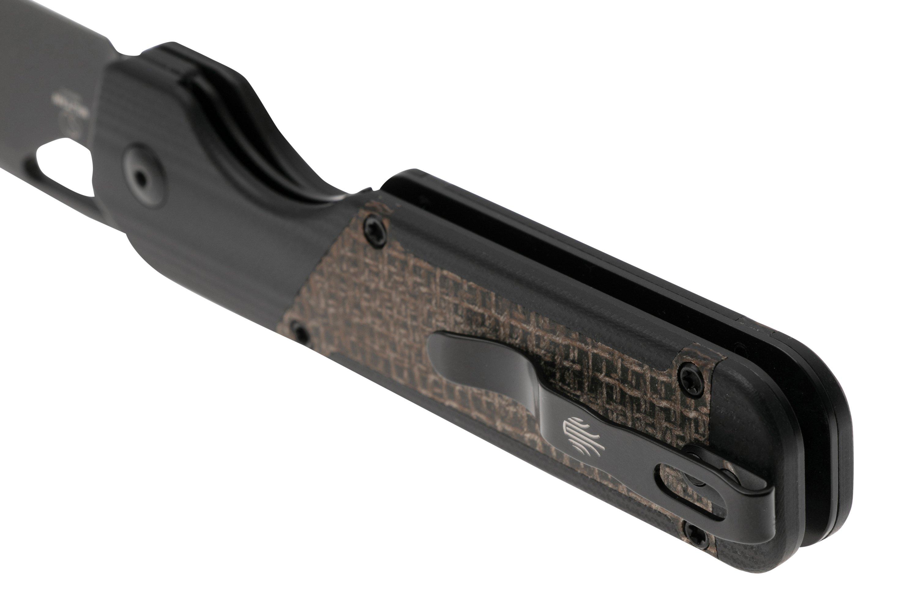 Kizer Vanguard Militaw V3634A1 Liner Lock, Black Nitro-V, Black G10 ...