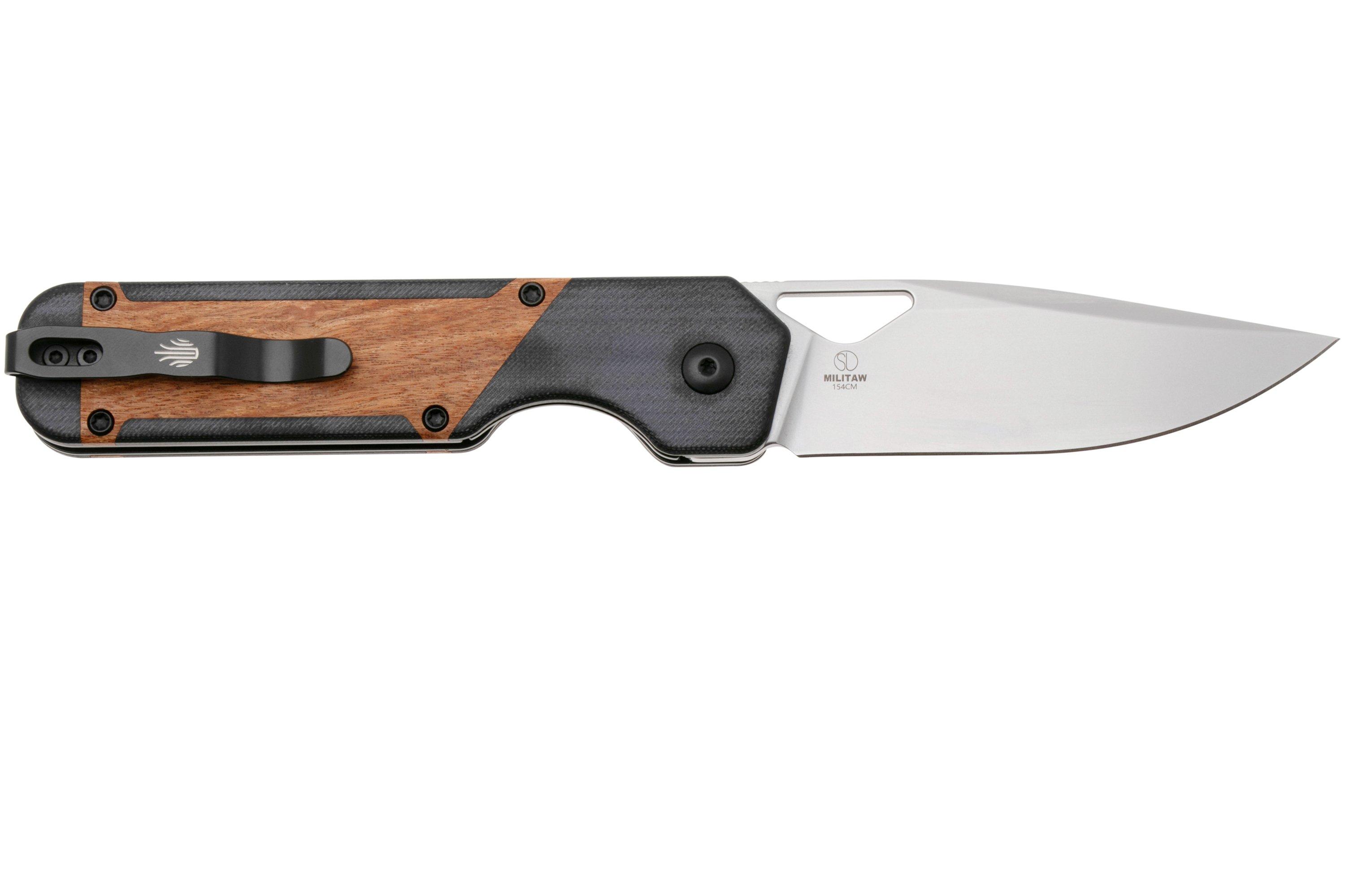 Kizer Vanguard Militaw V3634C2 Liner Lock, Satin 154CM, Black G10 ...