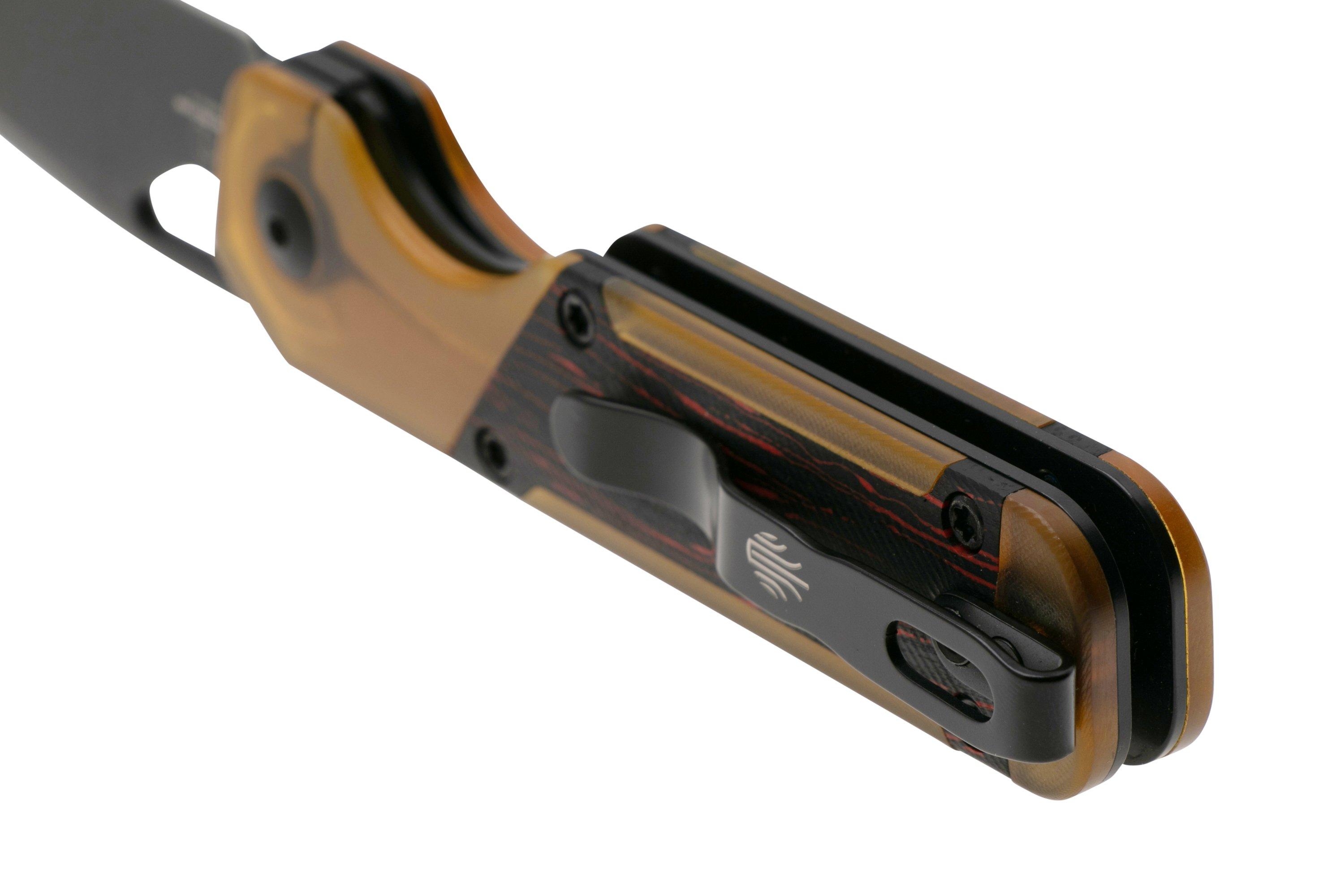 Kizer Vanguard Mini Militaw V3634SA1 Liner Lock, Black Nitro-V, Black ...