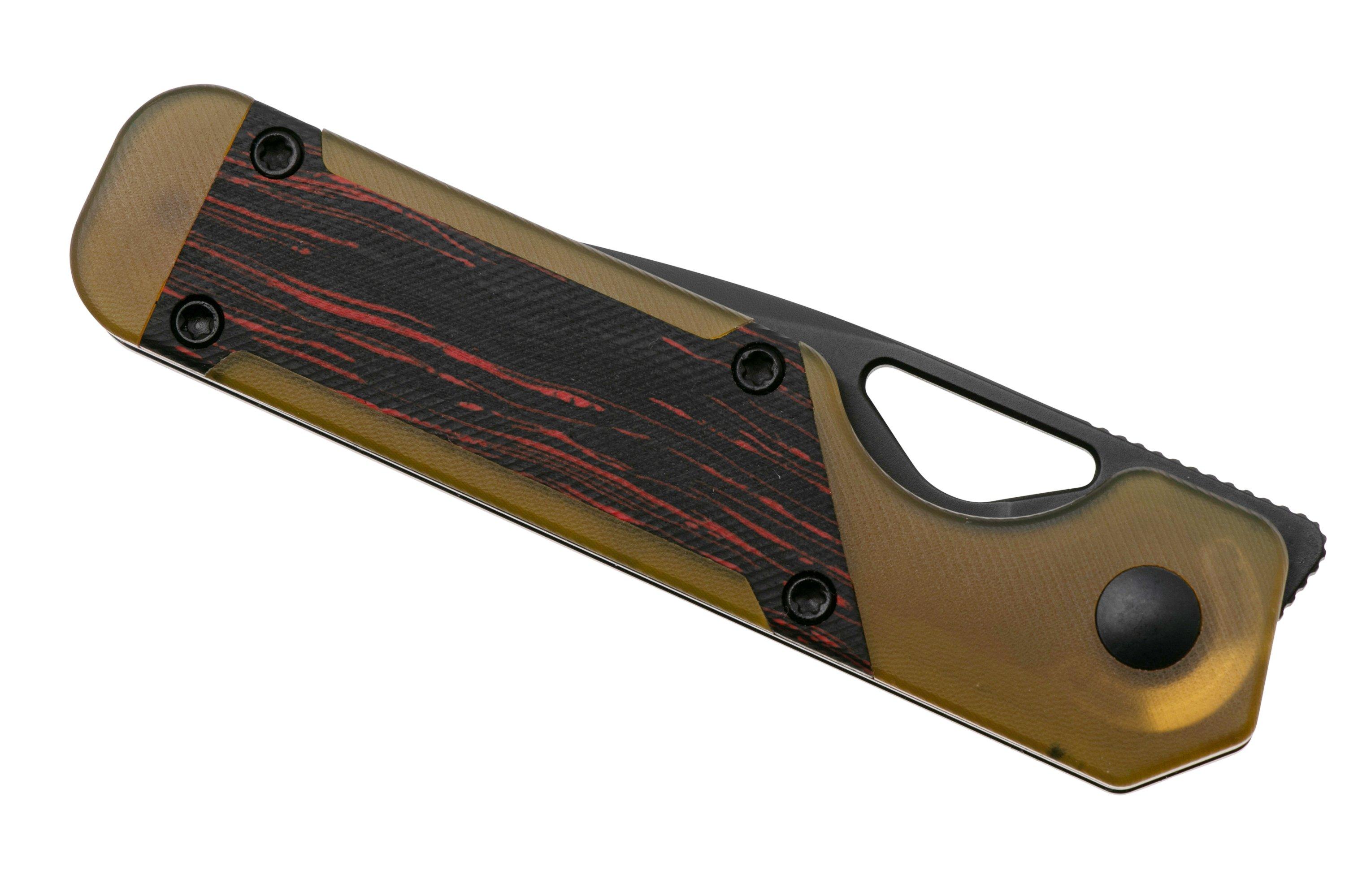 Kizer Vanguard Mini Militaw V3634SA1 Liner Lock, Black Nitro-V, Black ...