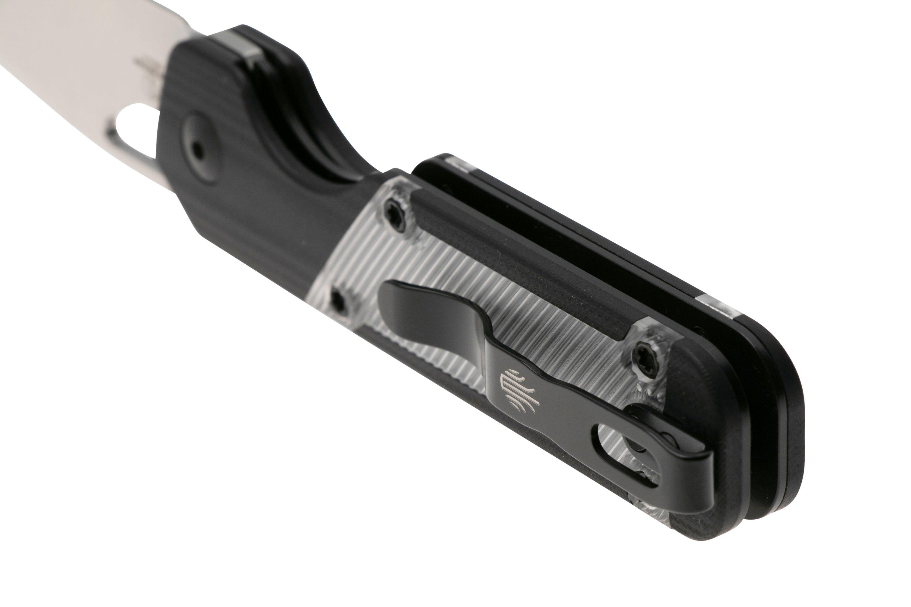 Kizer Vanguard Mini Militaw V3634SA3 Liner Lock, Satin Nitro-V, Black ...