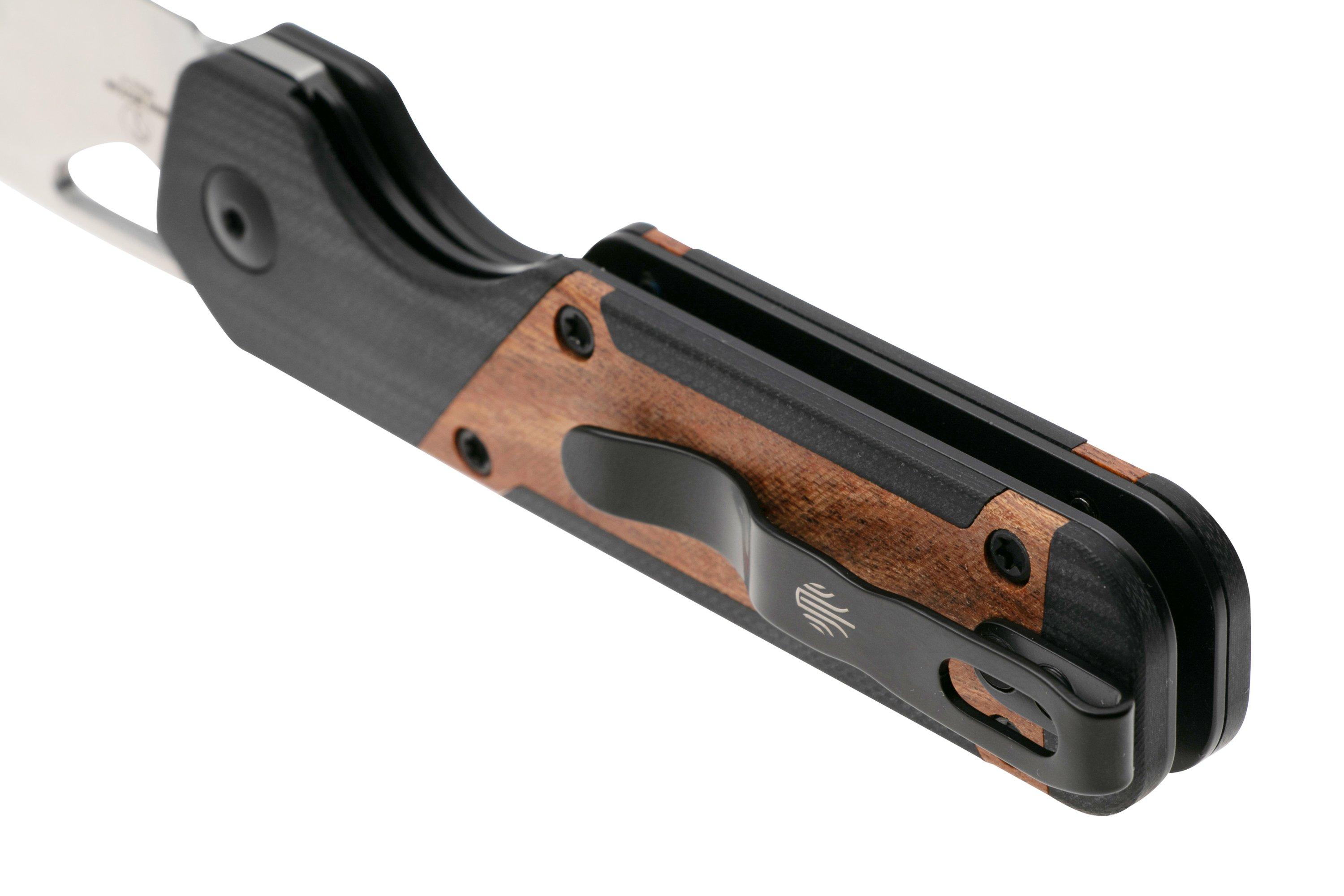 Kizer Vanguard Mini Militaw V3634SA4 Liner Lock, Satin Nitro-V, Black ...