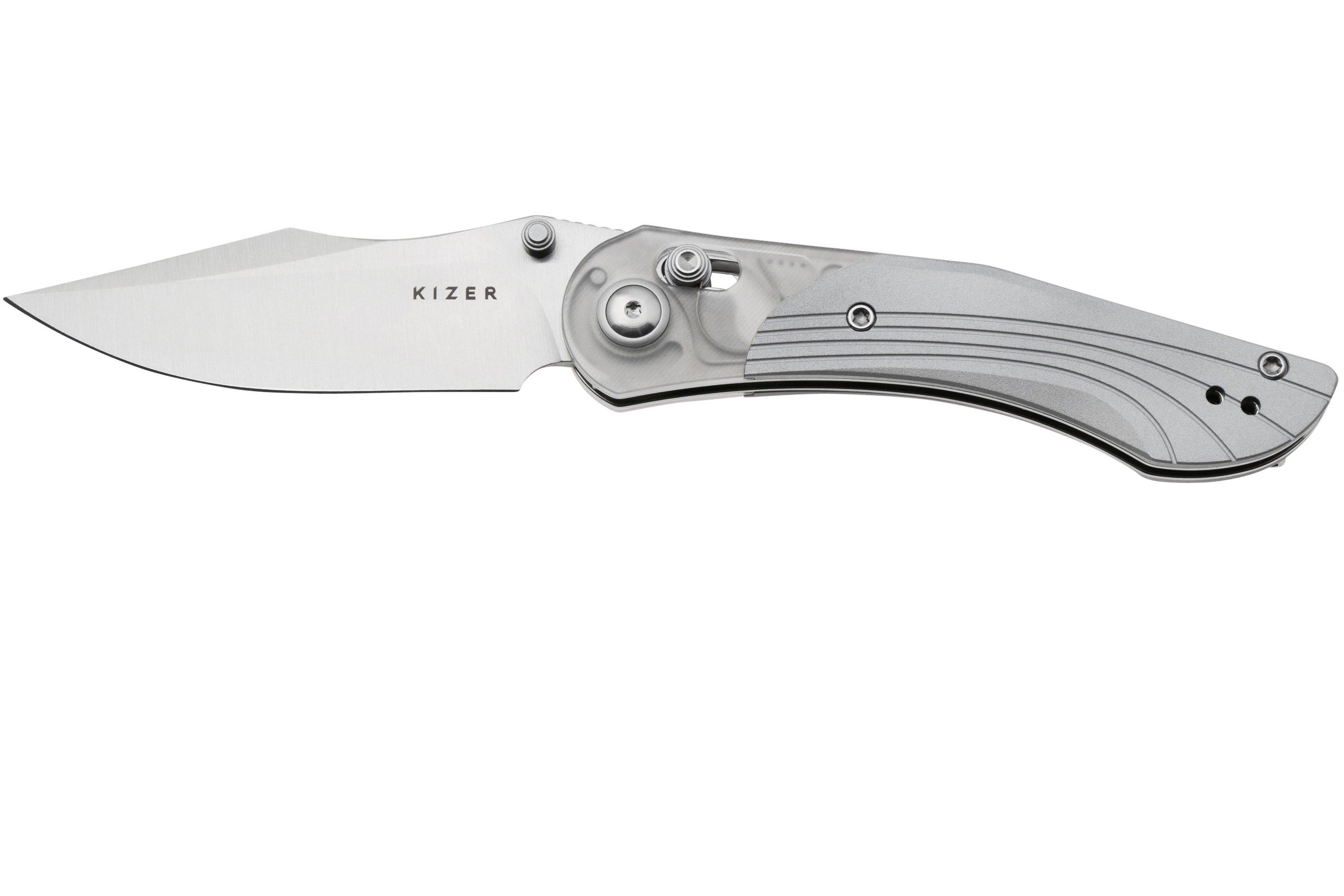 Kizer Vanguard Mini Mystic V3636A1 Satin Nitro-V, Acrylic/Aluminum ...