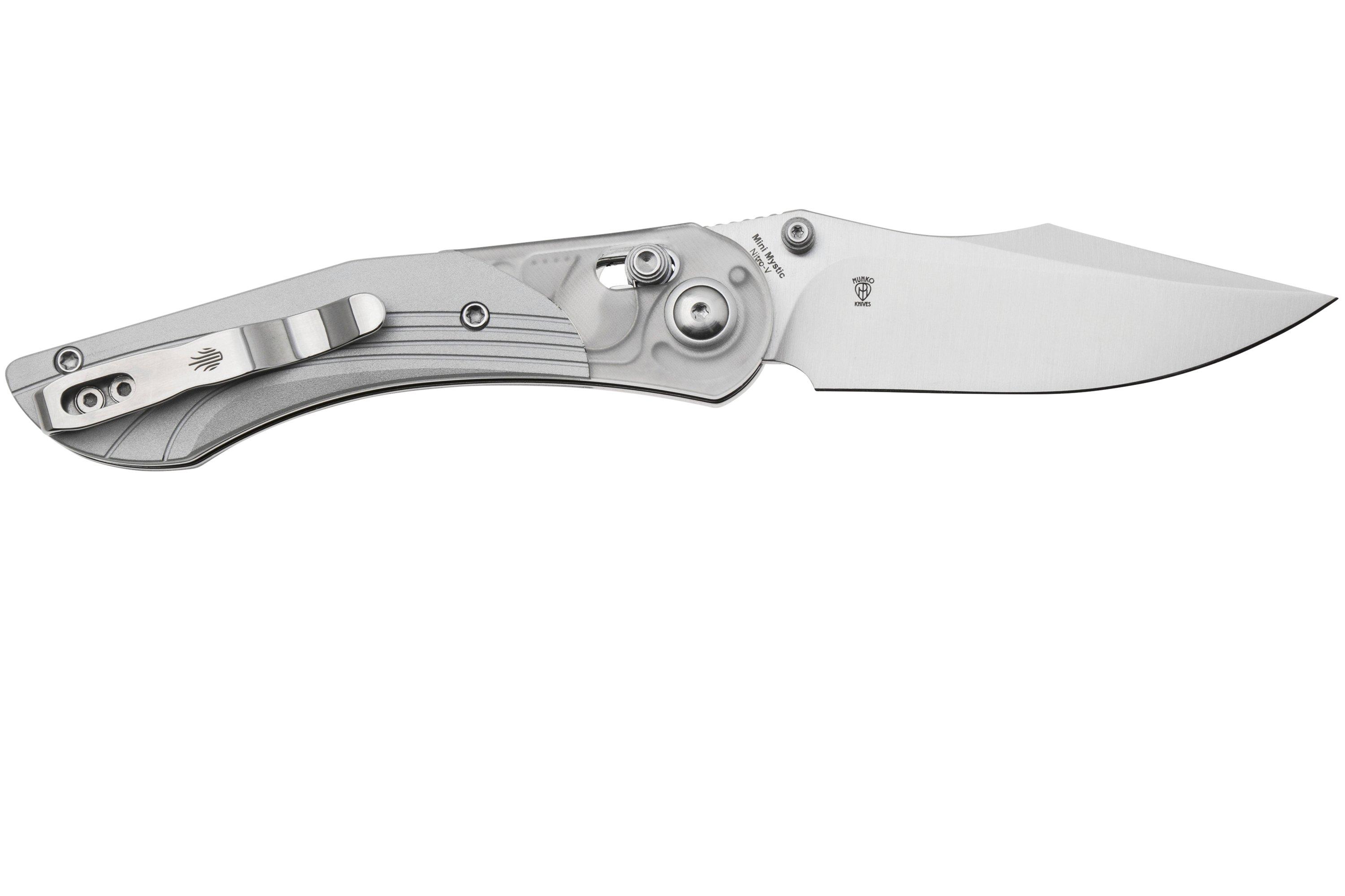 Kizer Vanguard Mini Mystic V3636A1 Satin Nitro-V, Acrylic/Aluminum ...