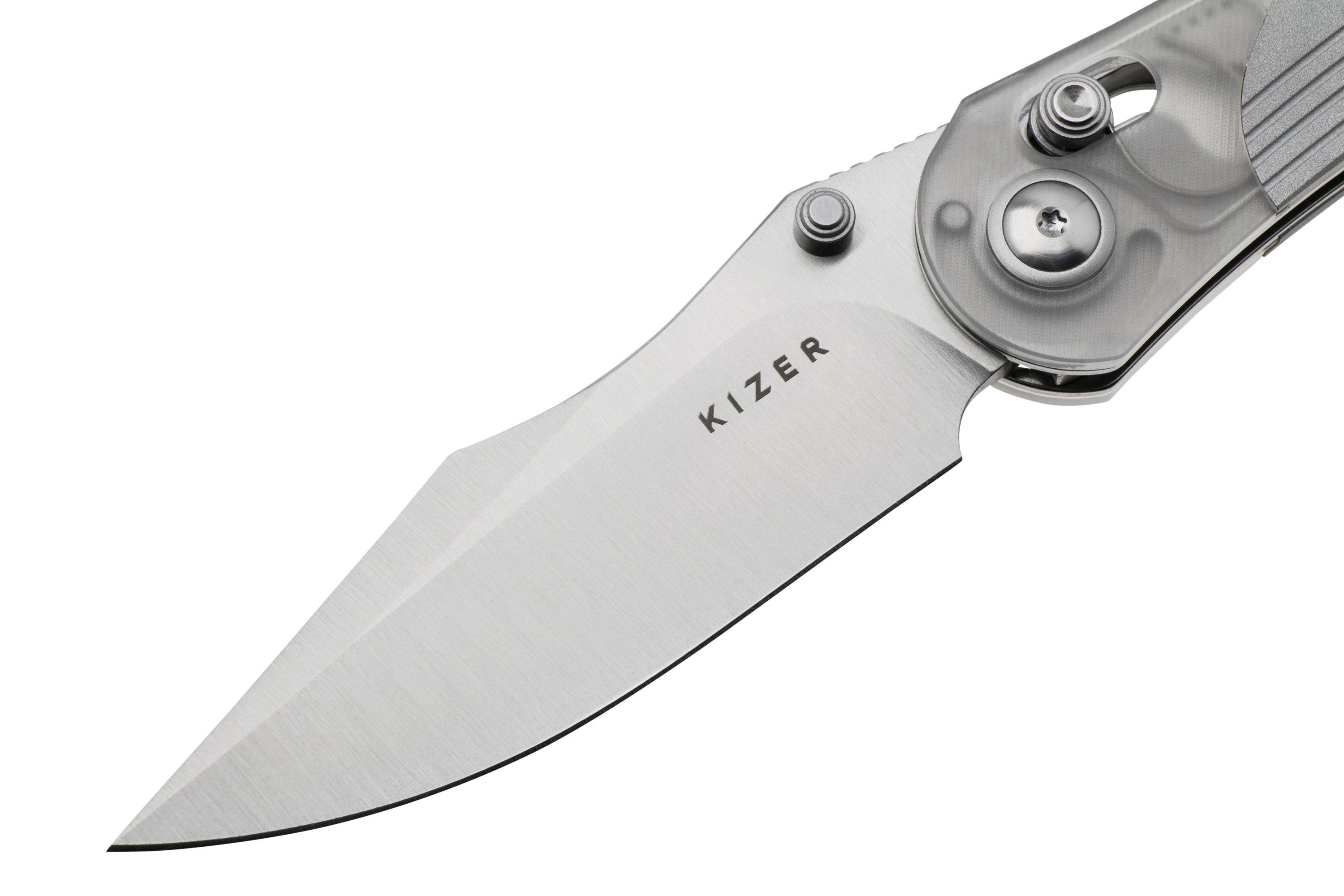 Kizer Vanguard Mini Mystic V3636A1 Satin Nitro-V, Acrylic/Aluminum ...
