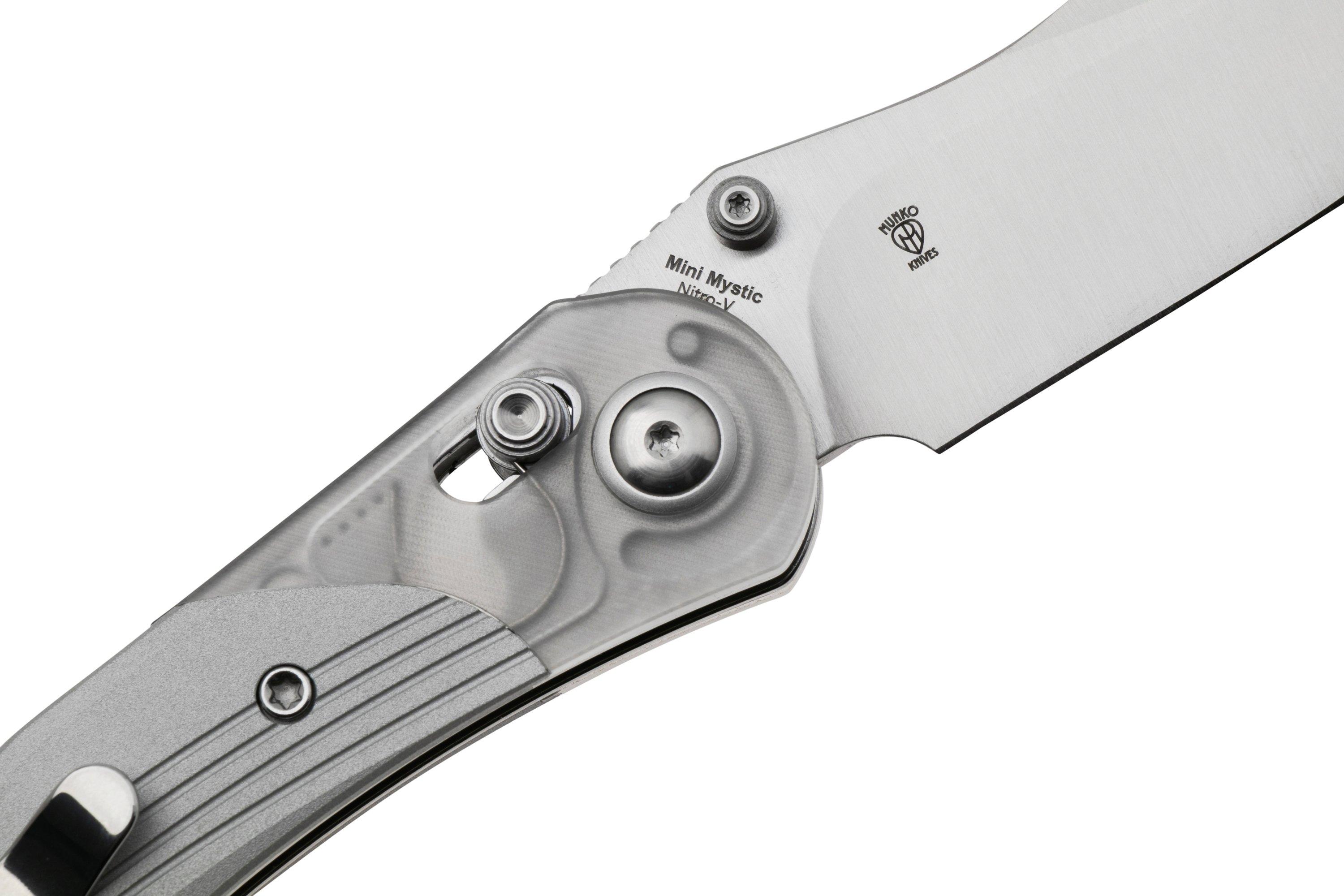Kizer Vanguard Mini Mystic V3636A1 Satin Nitro-V, Acrylic/Aluminum ...