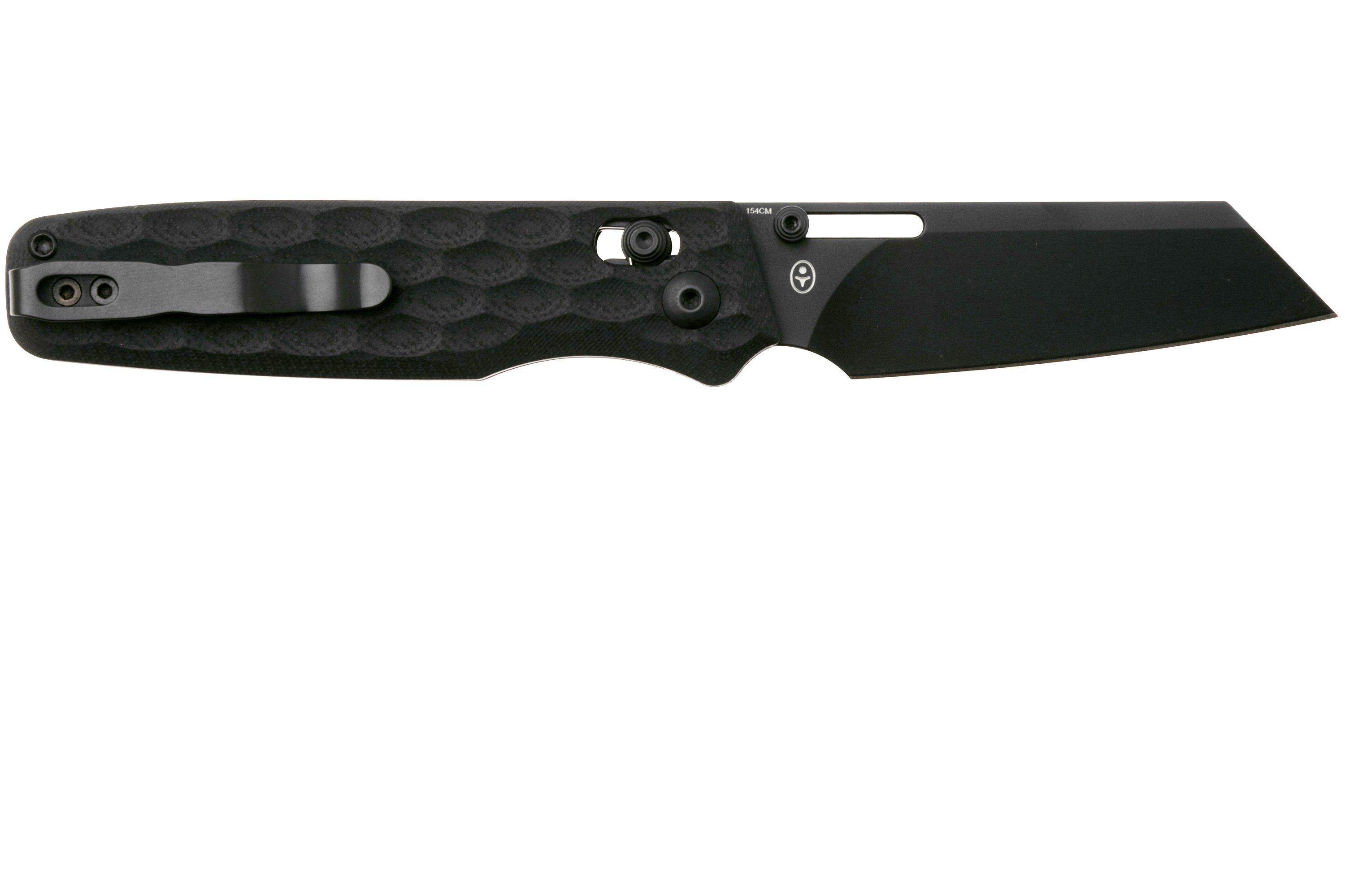 Kizer Vanguard Task V3641C2 Black 154CM, Black G10, pocket knife, Nick ...