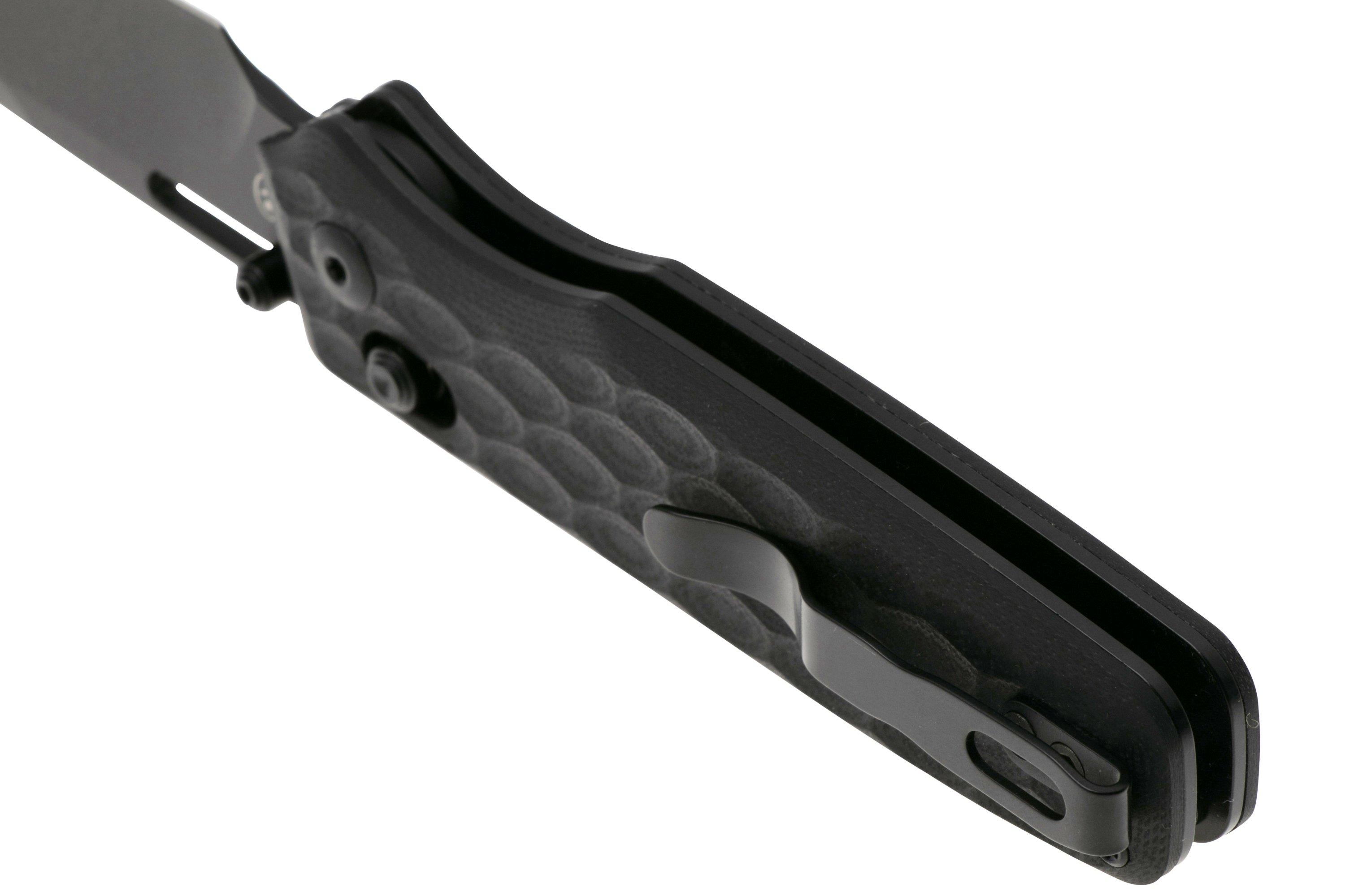 Kizer Vanguard Task V3641C2 Black 154CM, Black G10, pocket knife, Nick ...
