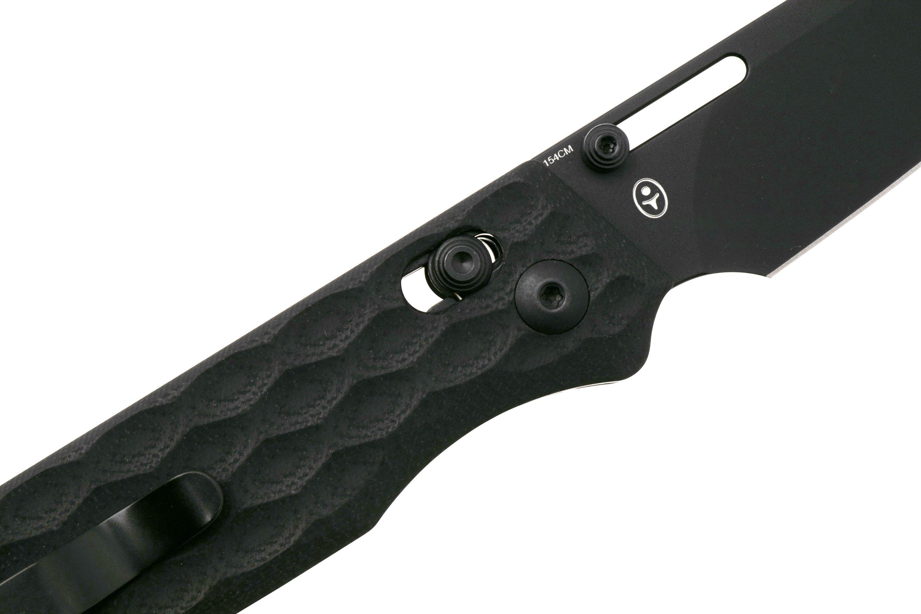 Kizer Vanguard Task V3641C2 Black 154CM, Black G10, pocket knife, Nick ...