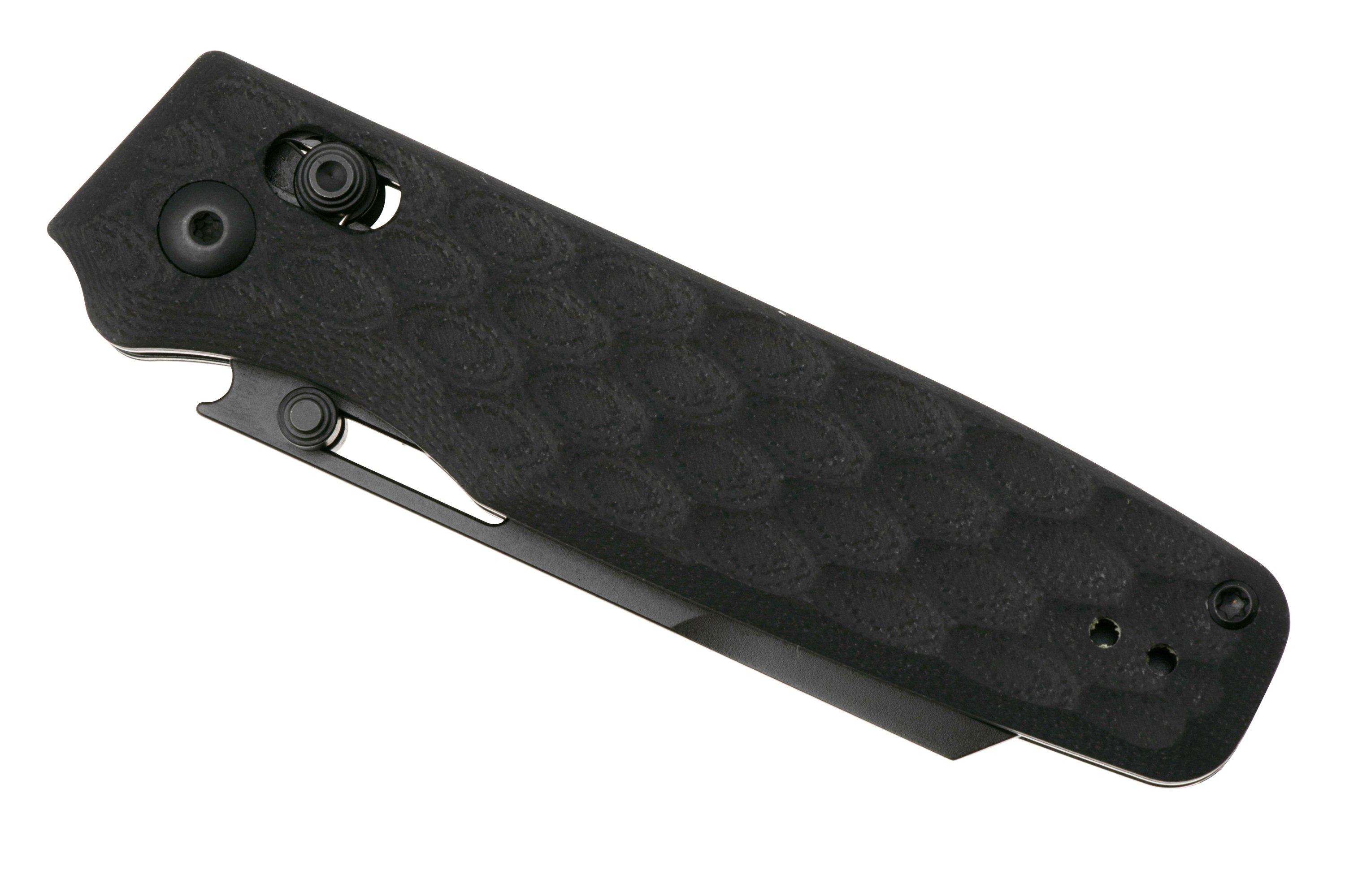 Kizer Vanguard Task V3641C2 Black 154CM, Black G10, pocket knife, Nick ...