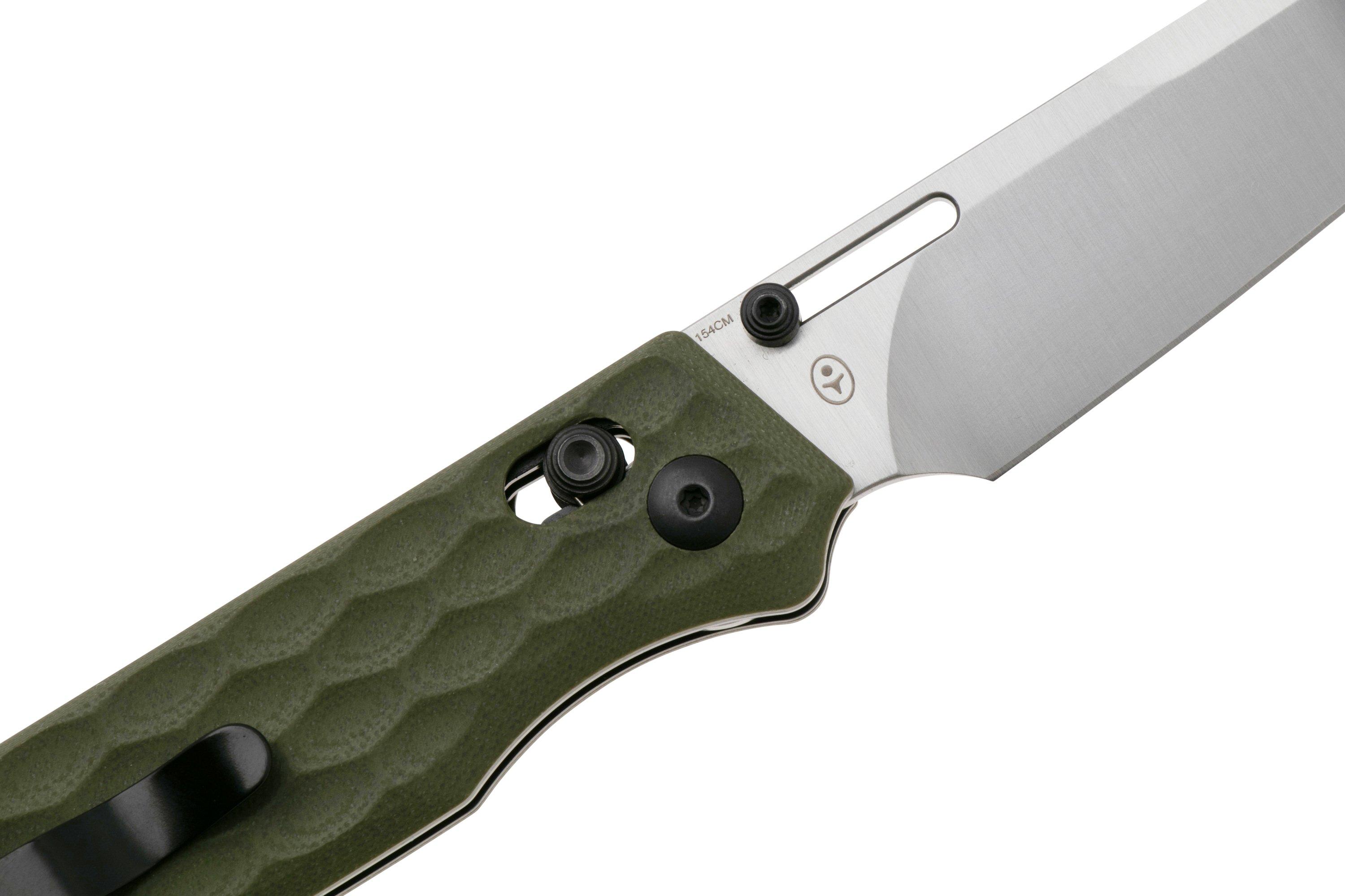 Kizer Vanguard Task V3641C3 Satin 154CM, Green G10, pocket knife, Nick ...
