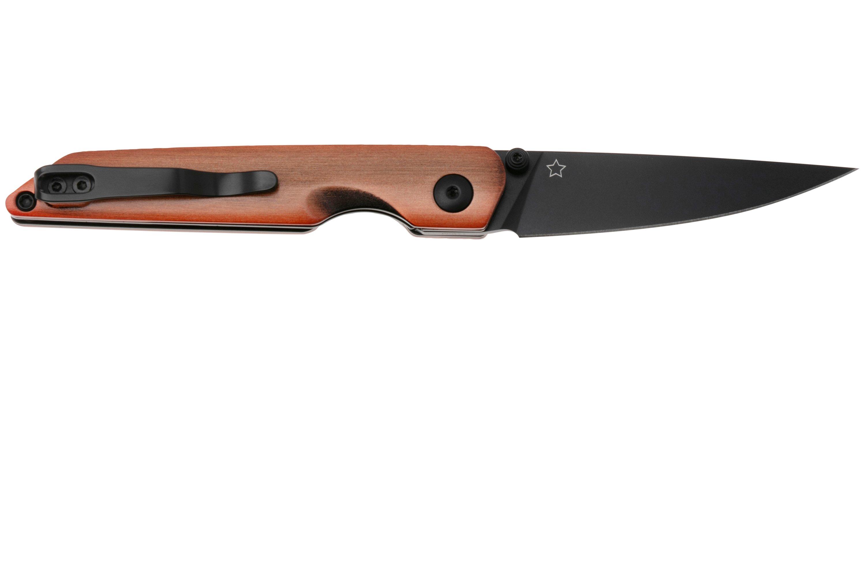 Kizer Shot V3677C1, Black 154CM, Copper Aluminium pocket knife, Evgeniy ...