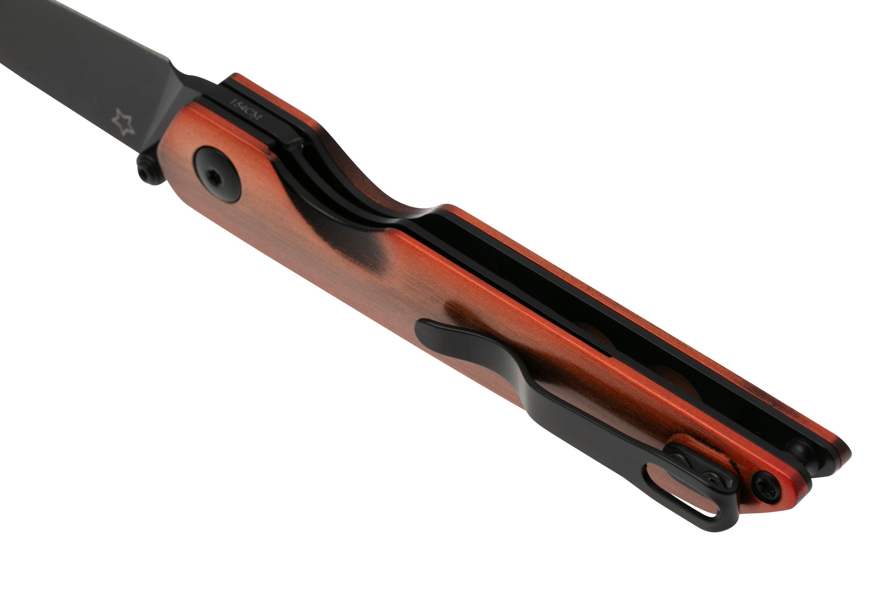 Kizer Shot V3677C1, Black 154CM, Copper Aluminium pocket knife, Evgeniy ...