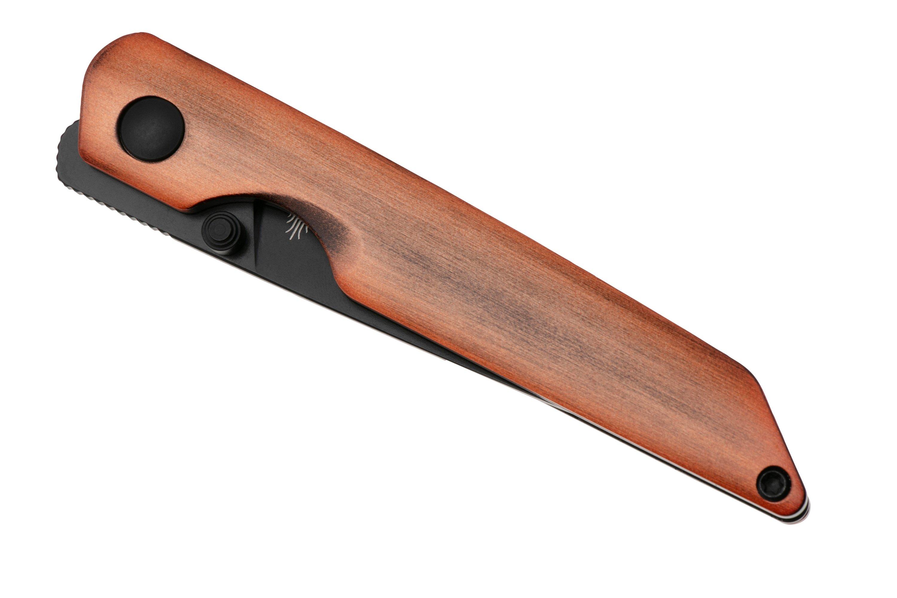 Kizer Shot V3677C1, Black 154CM, Copper Aluminium pocket knife, Evgeniy ...