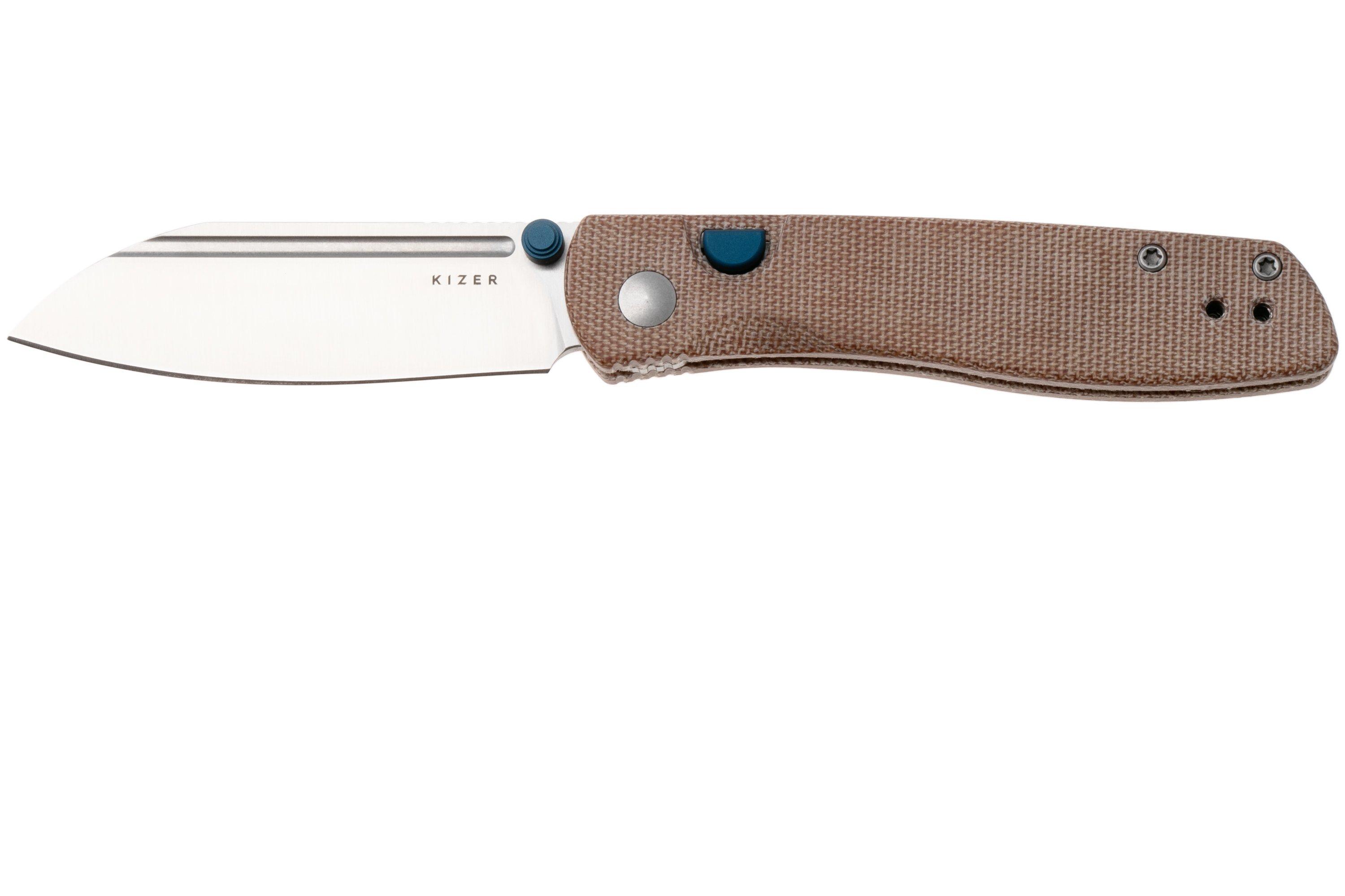 Kizer Vanguard Renissance V3698A2 Satin N690, Norplex UltreX Micarta ...