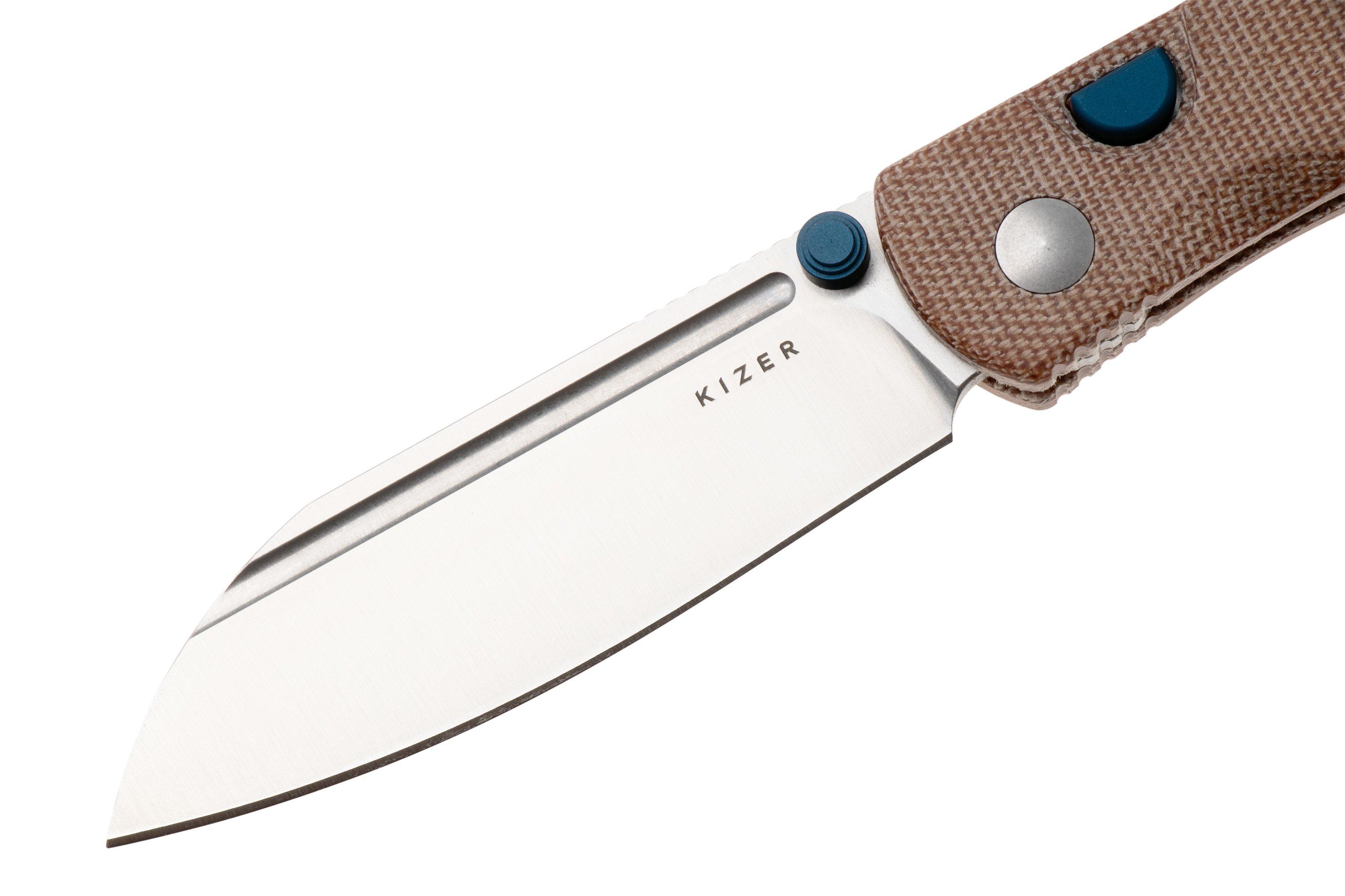 Kizer Vanguard Renissance V3698A2 Satin N690, Norplex UltreX Micarta ...