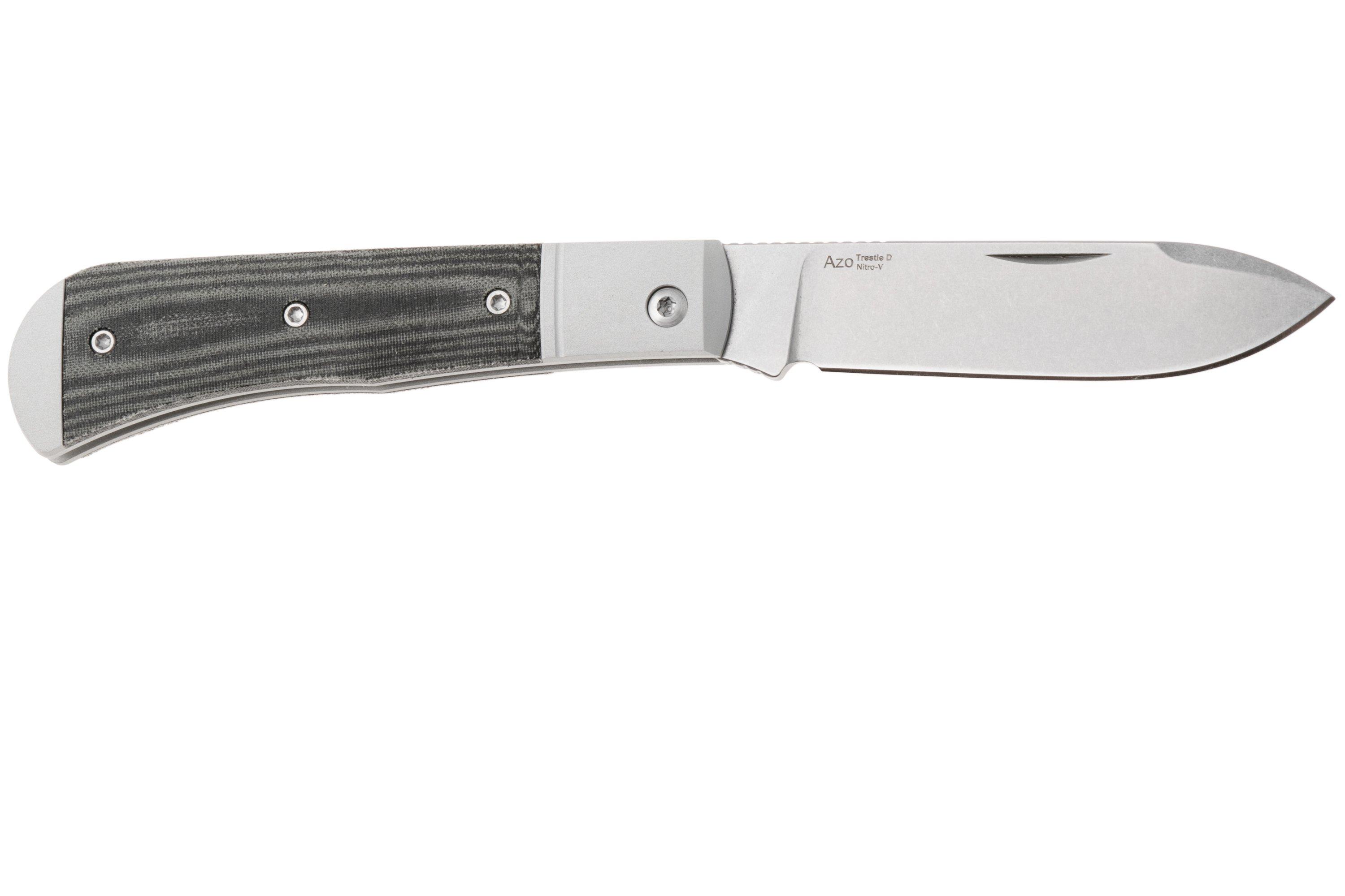 Kizer Trestle D V3760A1 Stonewashed Nitro-V, Aluminum & Norplex UltreX ...