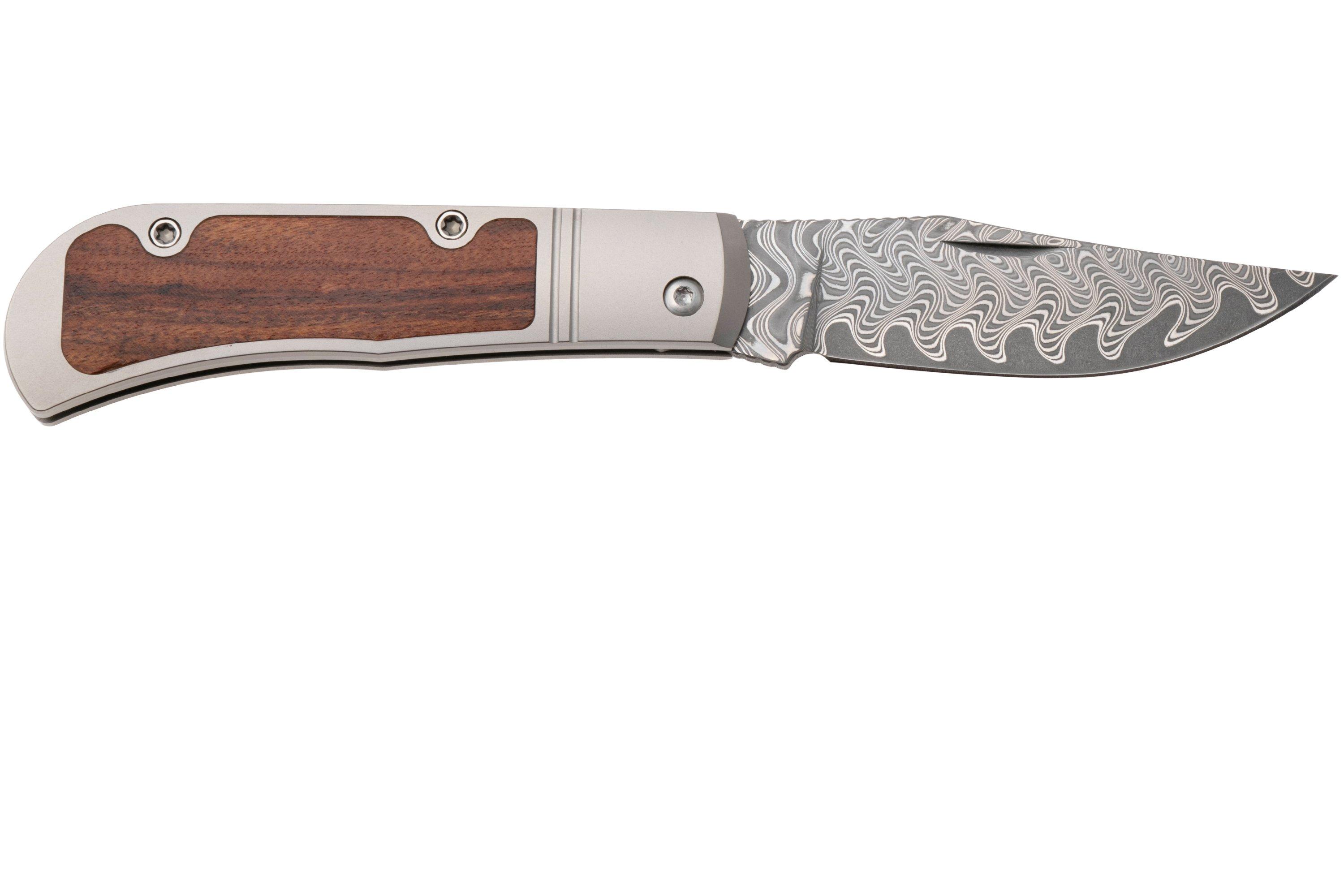 Kizer Vanguard Trestle V3761A2 Acid Washed Damascus, Titanium Mkuruti ...