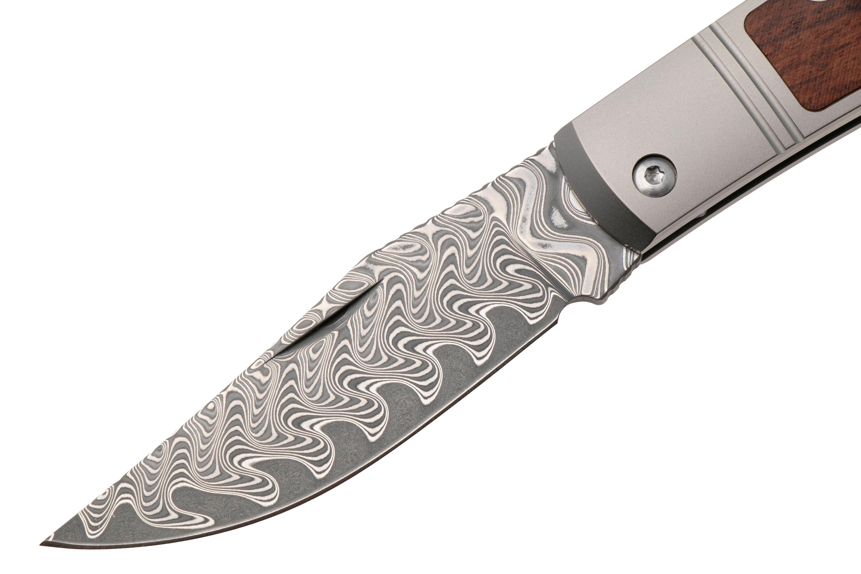 Kizer Vanguard Trestle V3761A2 Acid Washed Damascus, Titanium Mkuruti ...