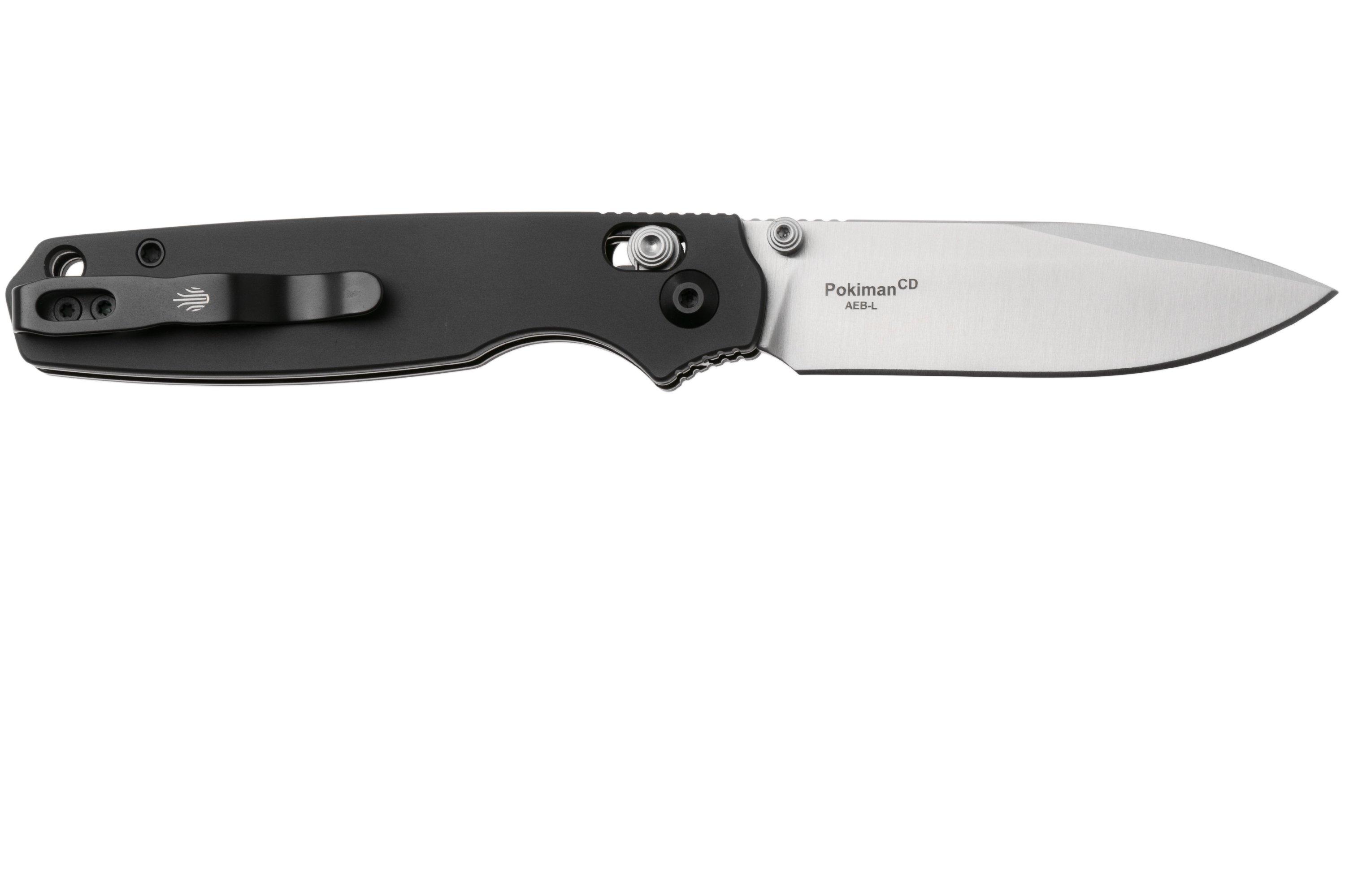 Kizer Pokiman CD V3789A2 Satin AEB-L, Gray Aluminum, pocket knife ...