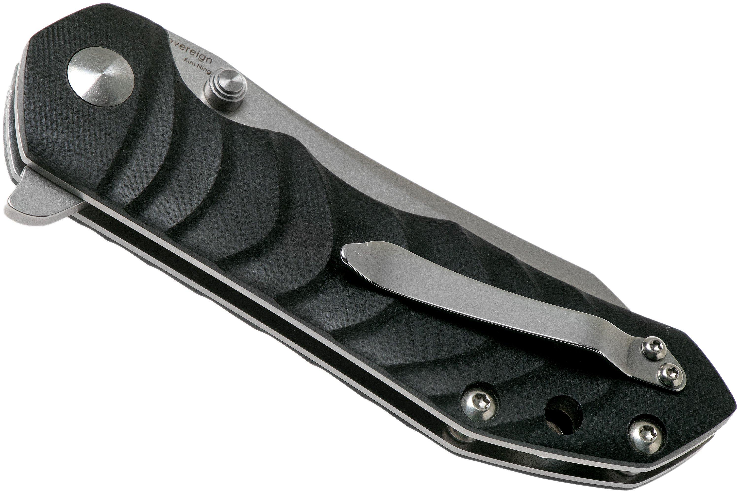 Kizer Vanguard Sovereign N1 V4423N1 pocket knife, Kim Ning design ...