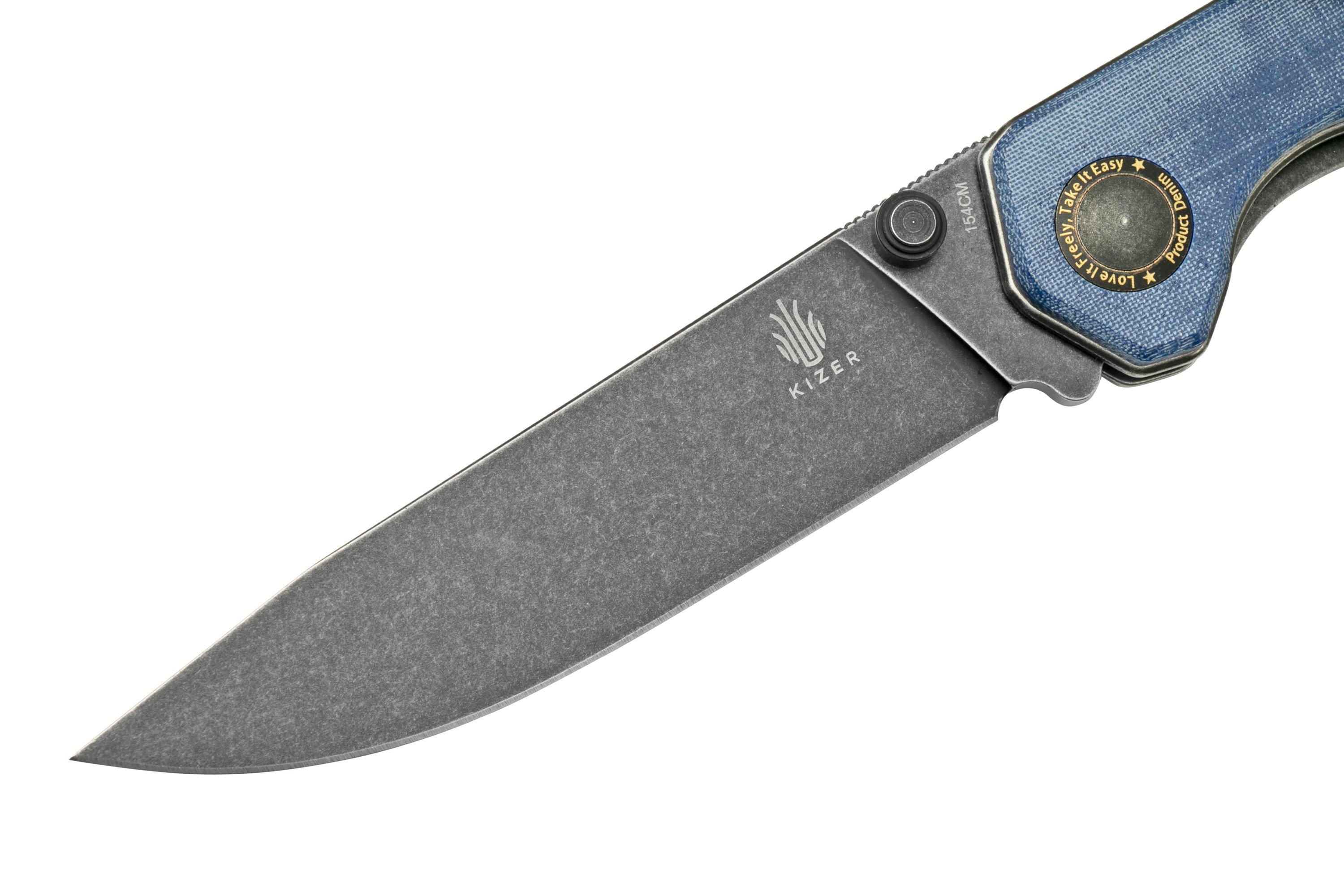 Kizer Vanguard Begleiter V4458.2C1 Denim Micarta, Taschenmesser ...