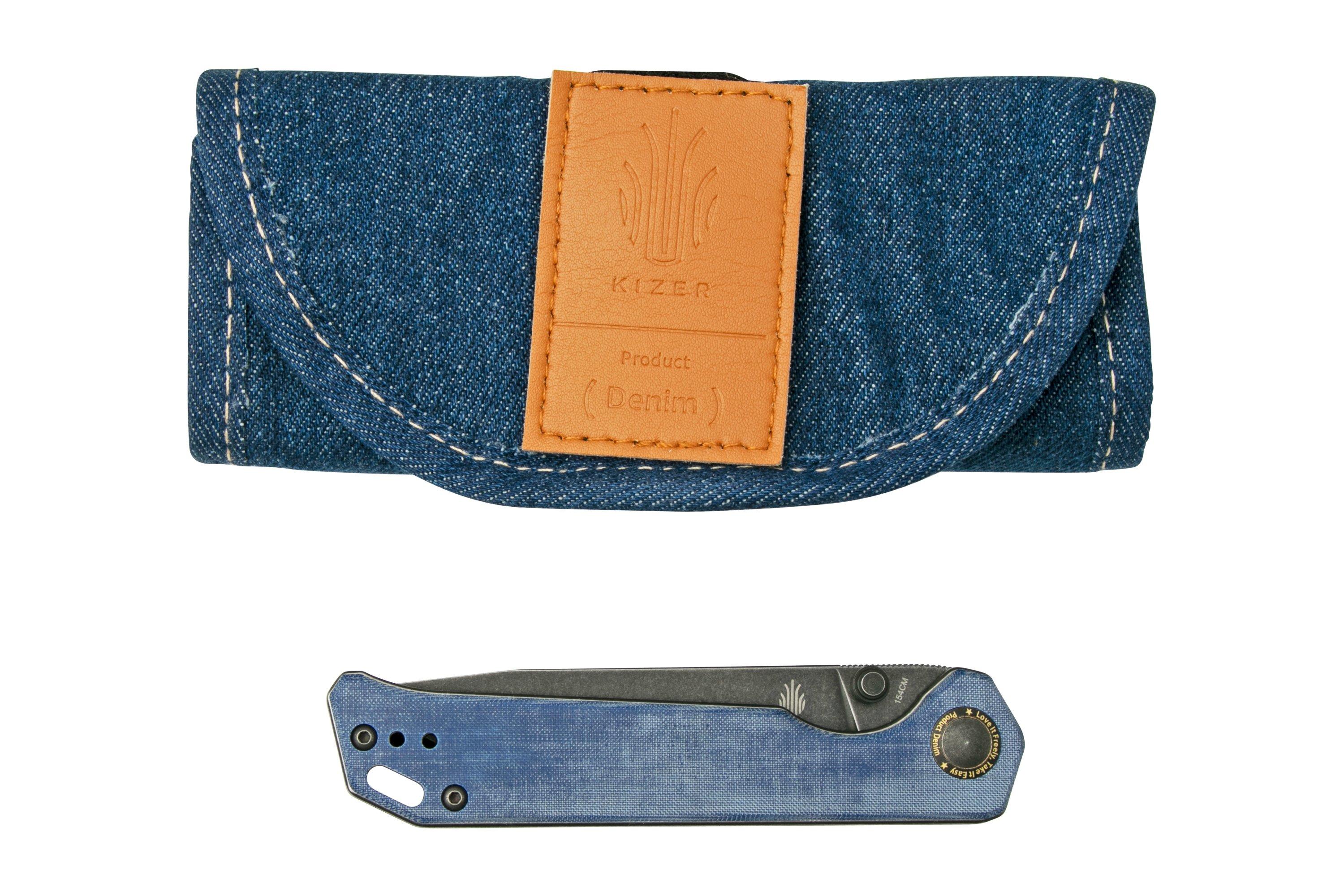 Kizer Vanguard Begleiter V4458.2C1 Denim Micarta, Taschenmesser ...