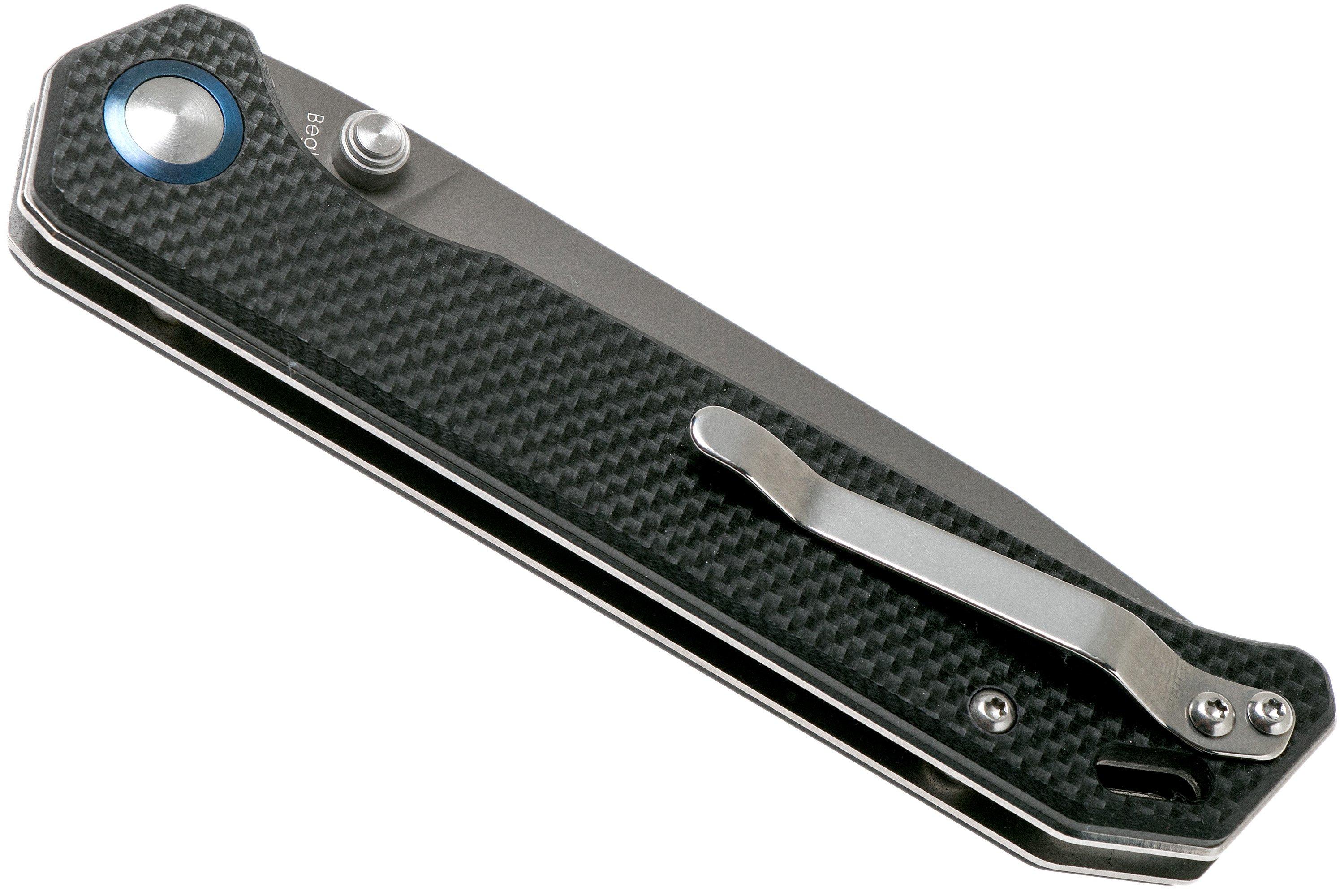 Kizer Vanguard Begleiter V4458A1 pocket knife, Black | Advantageously ...
