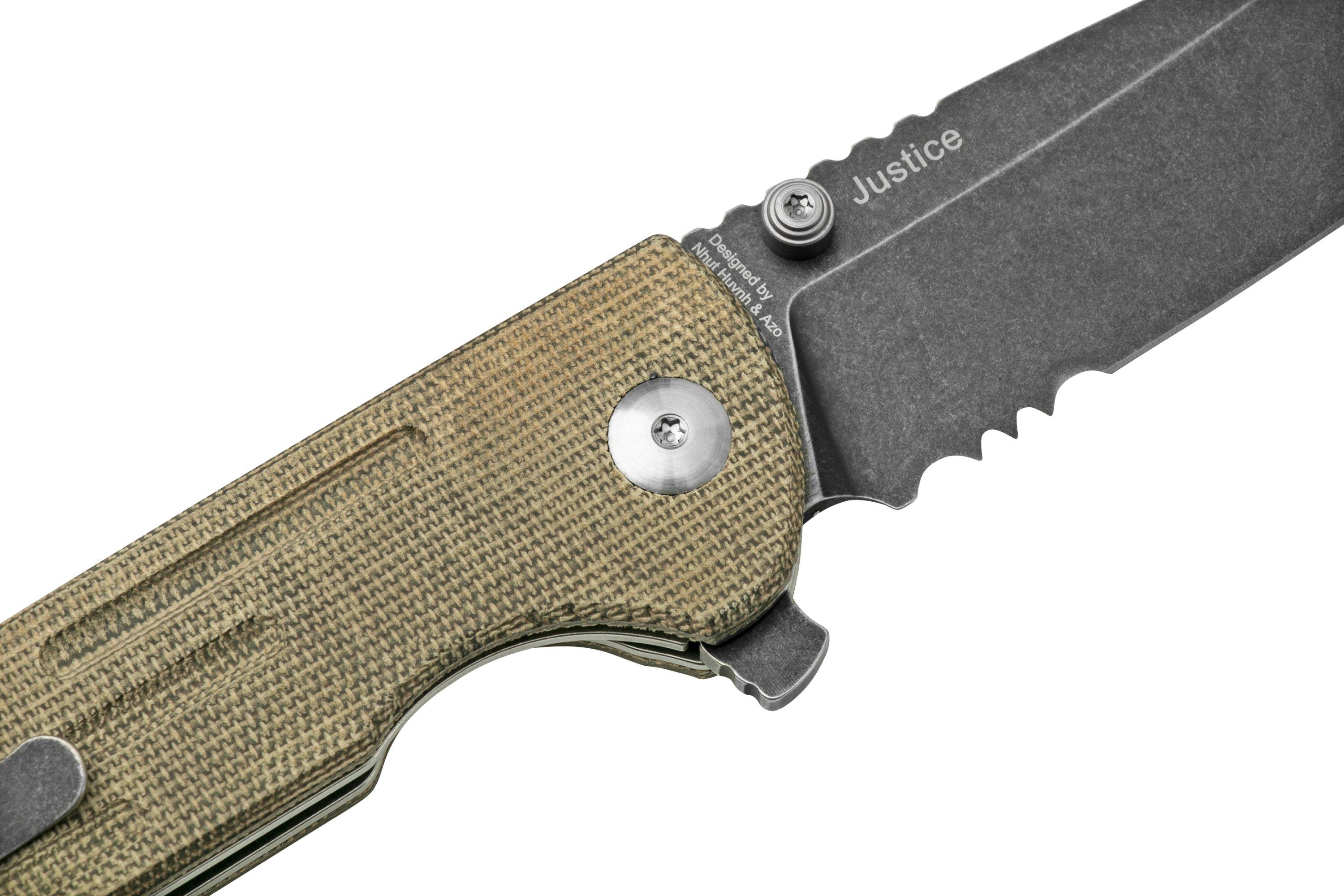 Kizer Vanguard Justice, V4543N4 pocket knife, Azo design ...