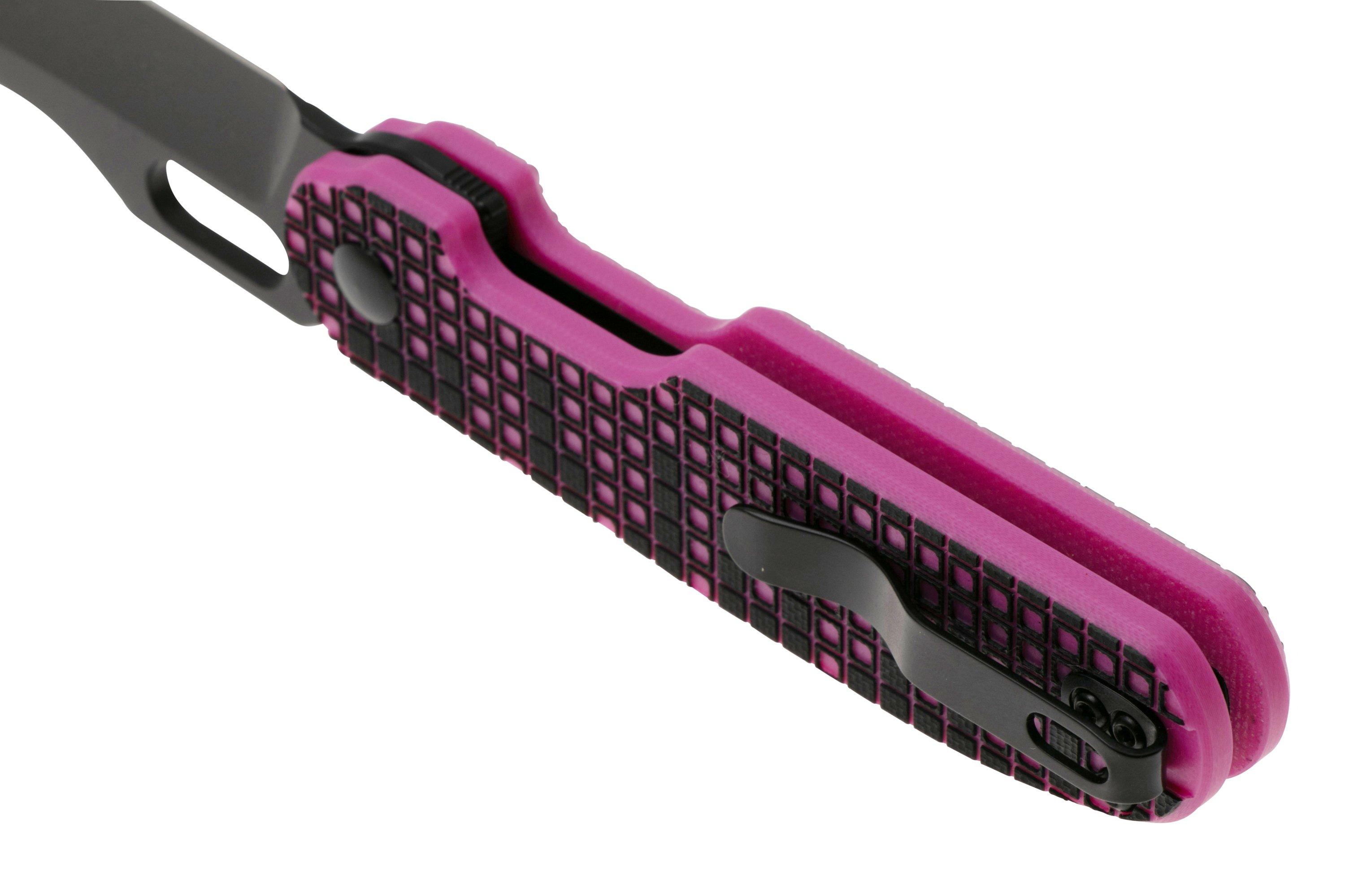 Kizer Vanguard Cormorant V4562A2 Black Nitro V, Black and Pink G10 ...