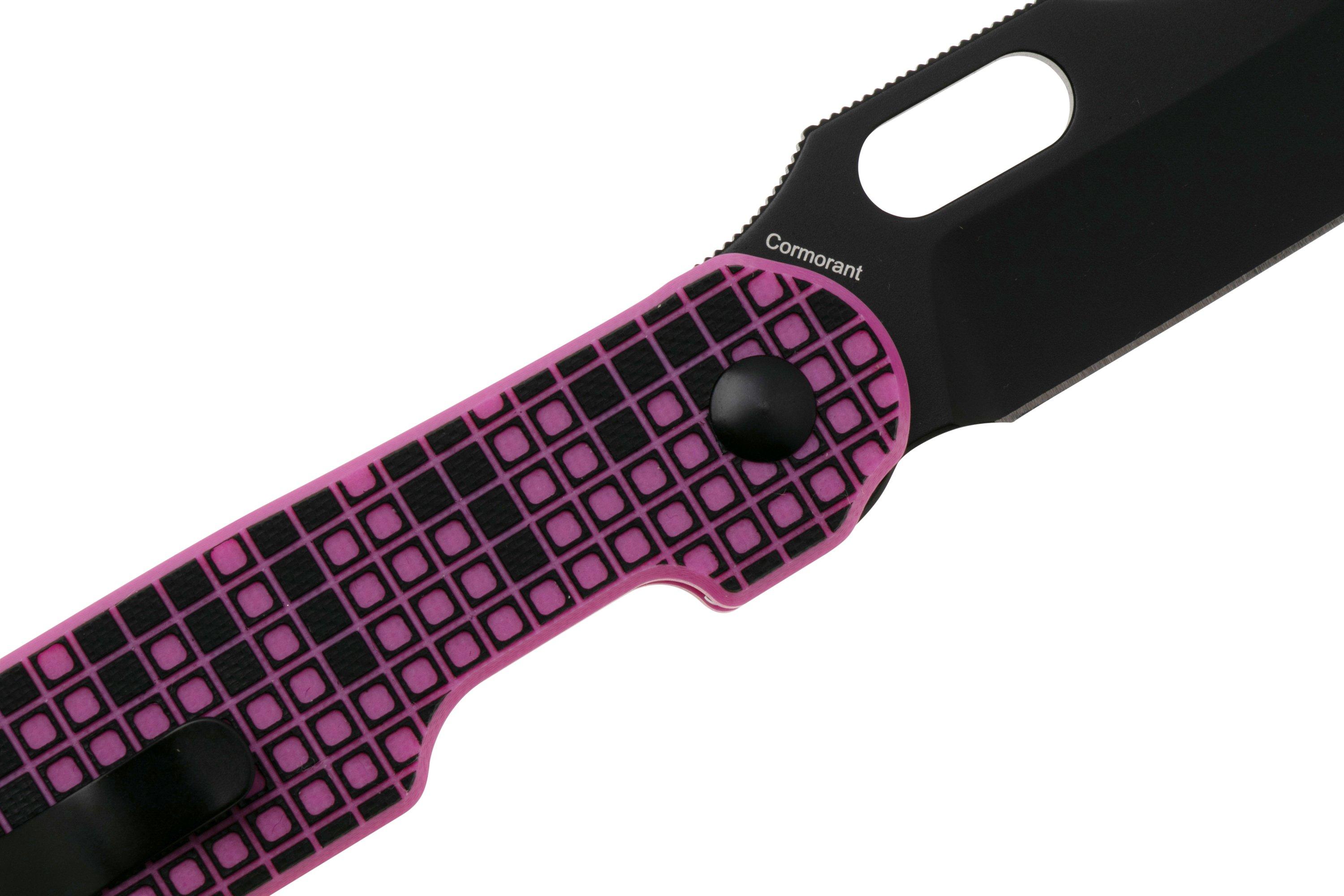 Kizer Vanguard Cormorant V4562A2 Black Nitro V, Black and Pink G10 ...