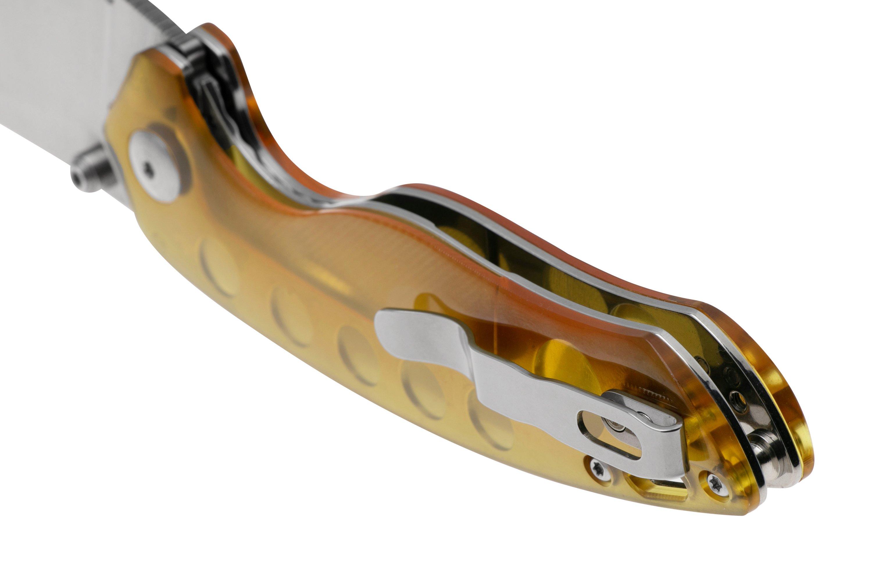 Kizer Towser K V4593C5 Satin 154CM, PEI Ultem Handle, pocket knife, Azo ...