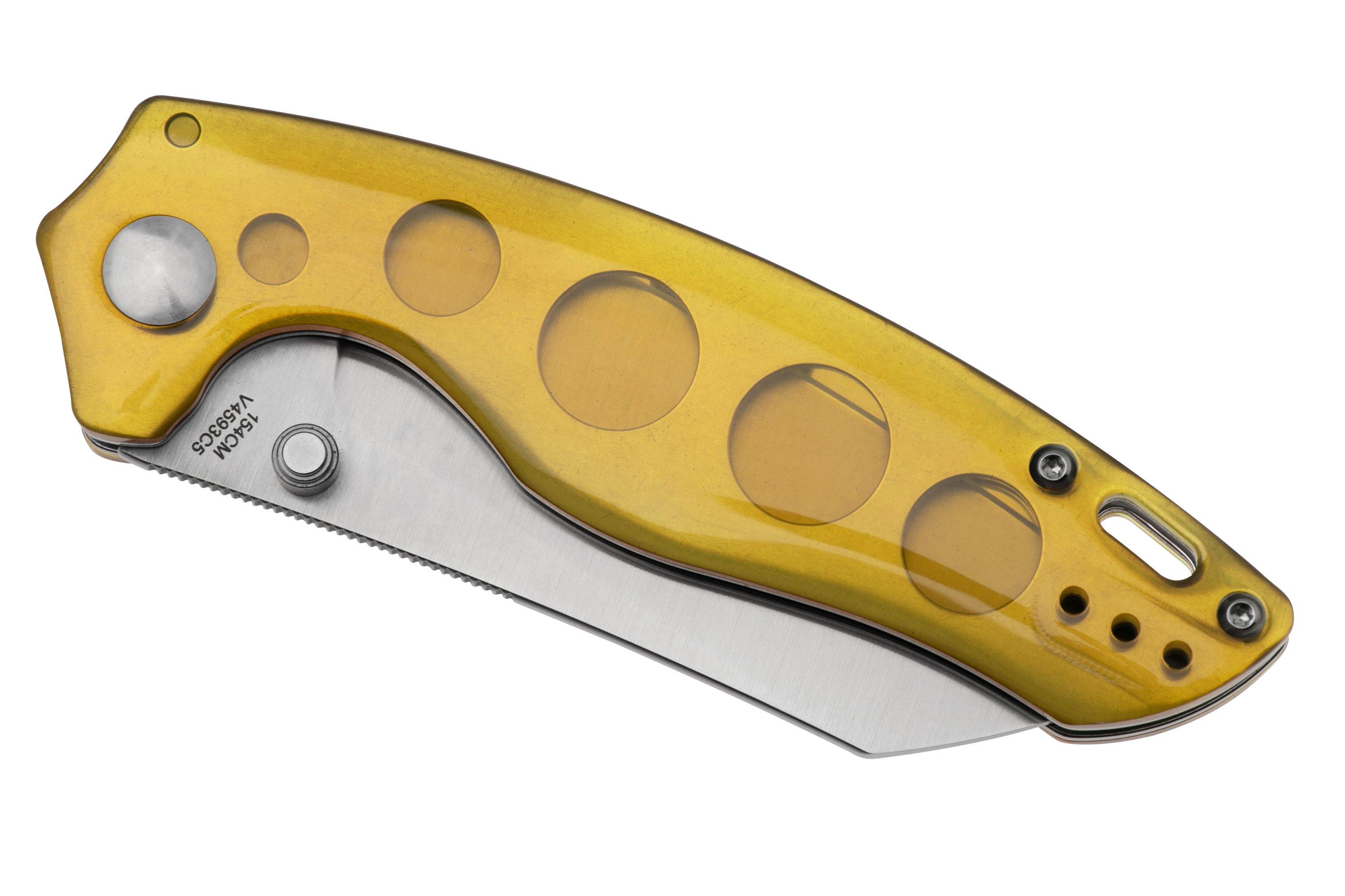 Kizer Towser K V4593C5 Satin 154CM, PEI Ultem Handle, pocket knife, Azo ...