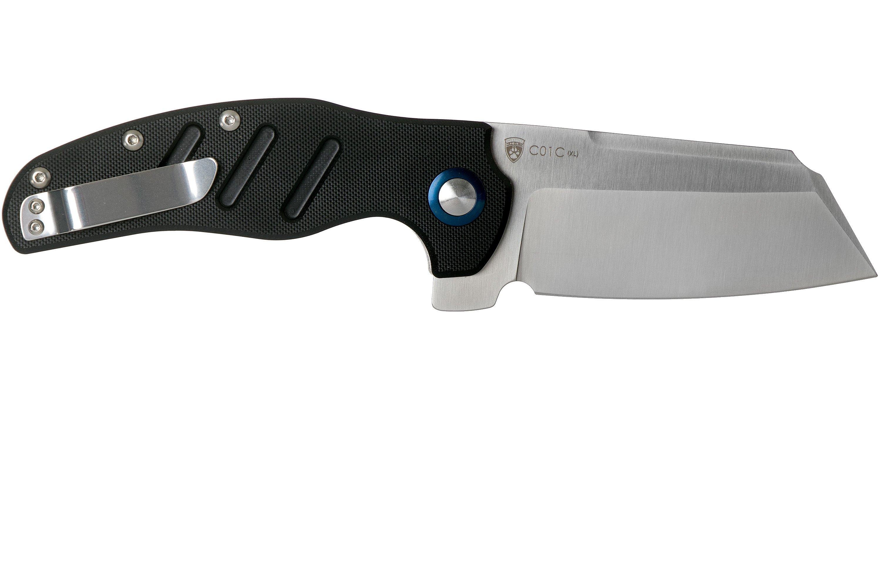 Kizer C01C Sheepdog XL Black V5488C1 pocket knife | Advantageously ...