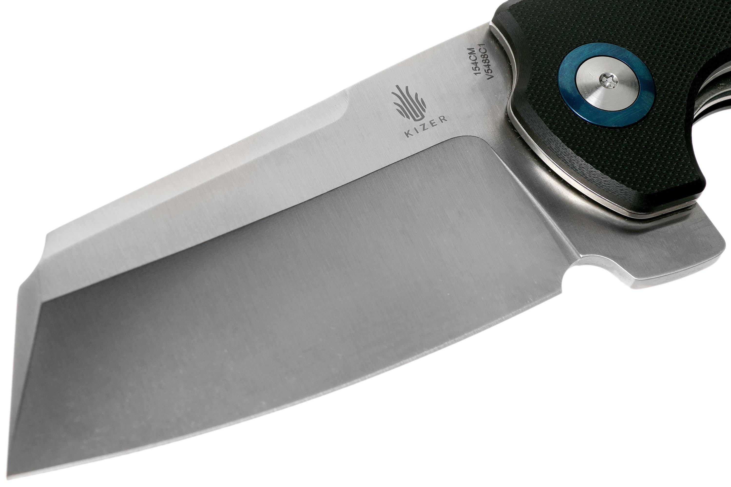 Kizer C01C Sheepdog XL Black V5488C1 pocket knife | Advantageously ...